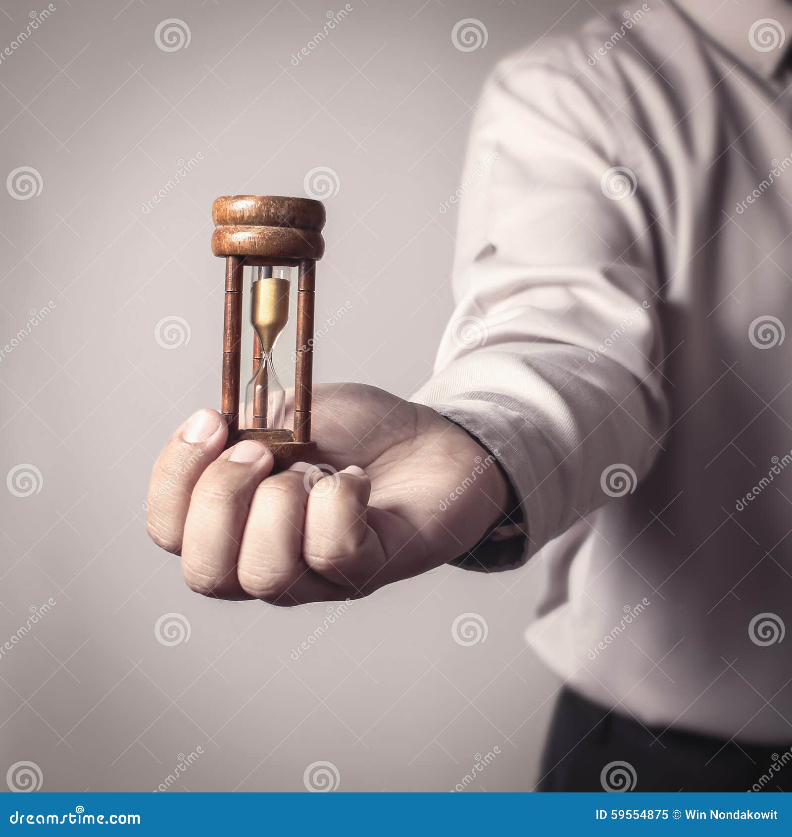 Time in hand stock image. Image of businessman, concept - 59554875