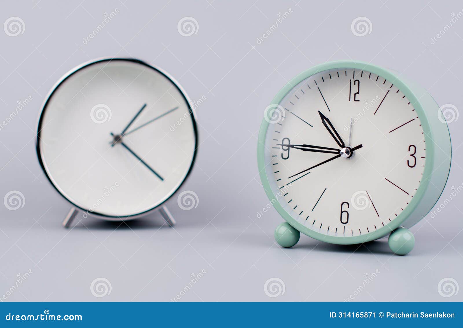 Hand Shows Standing Time. High Quality Studio Photo of a Clock Stock ...