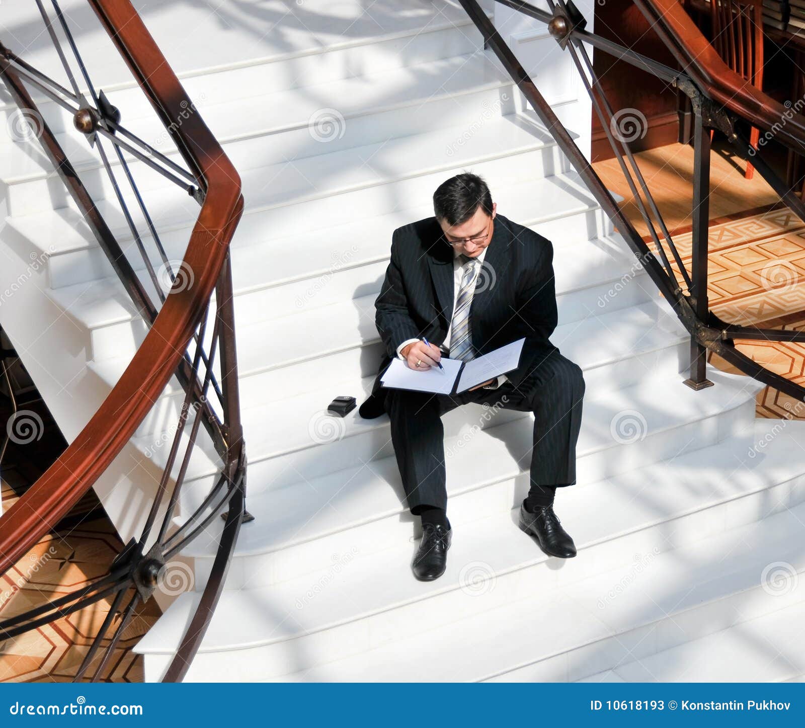 Time has not enough stock image. Image of ladder, city - 10618193