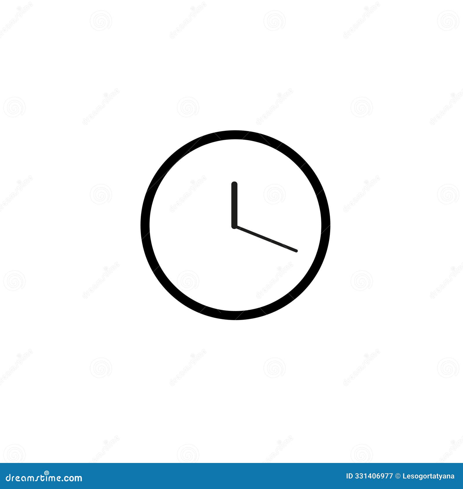 Time Icon, Clock Icon, Flat Vector Illustration Stock Vector ...