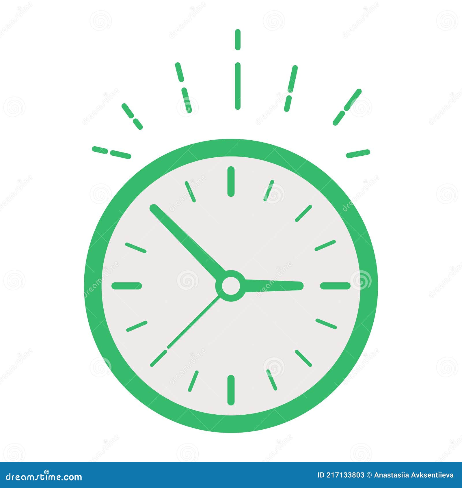 Time Icon Design. Task Time Icon in Modern Outline Style Design. Vector ...