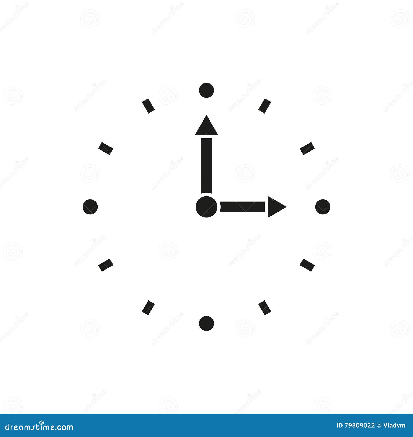 Time Icon. Time and Watch, Timer Symbol. UI. Web. Logo. Sign. Flat ...