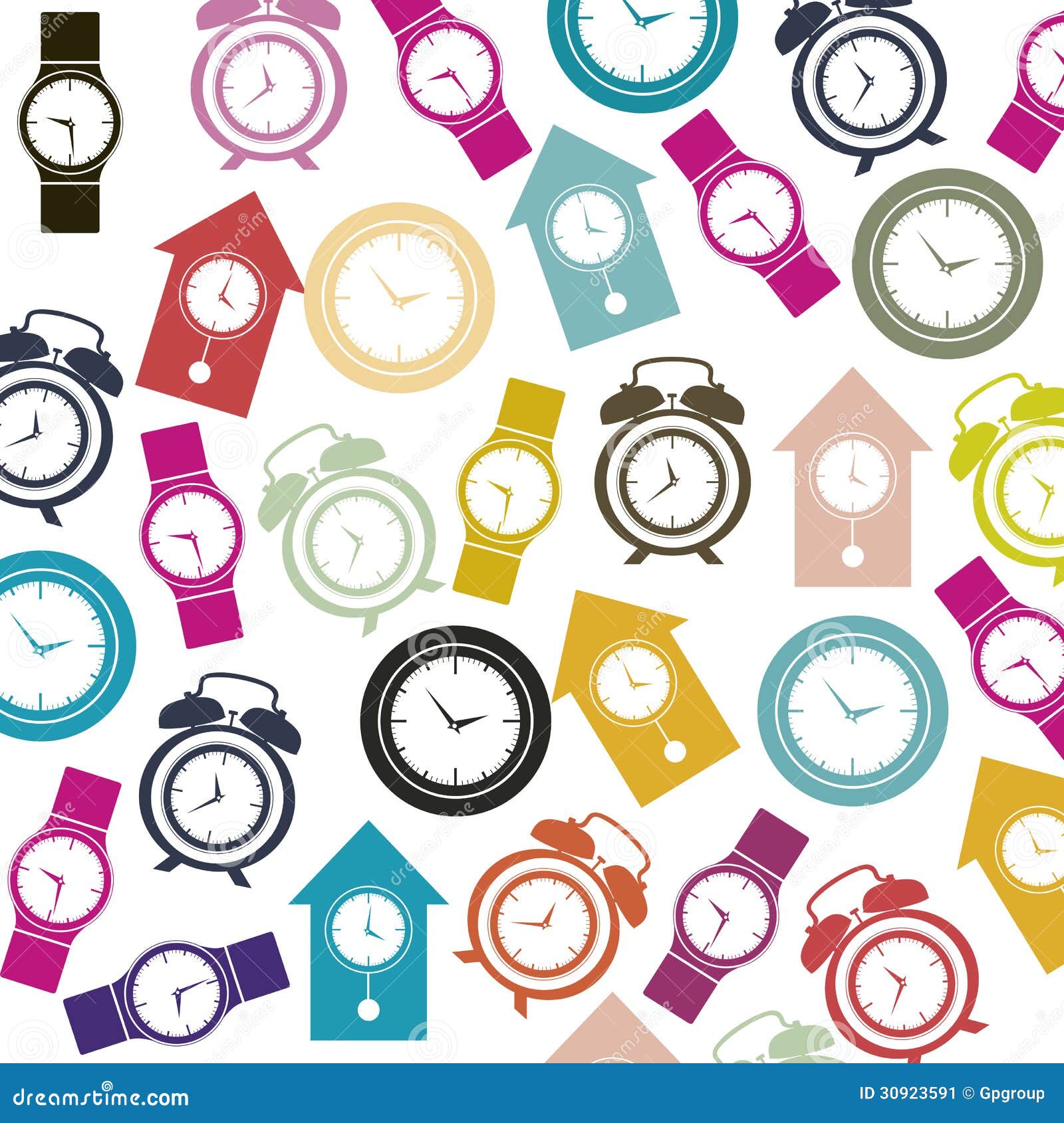 Time icons stock vector. Illustration of minute, reminder - 30923591