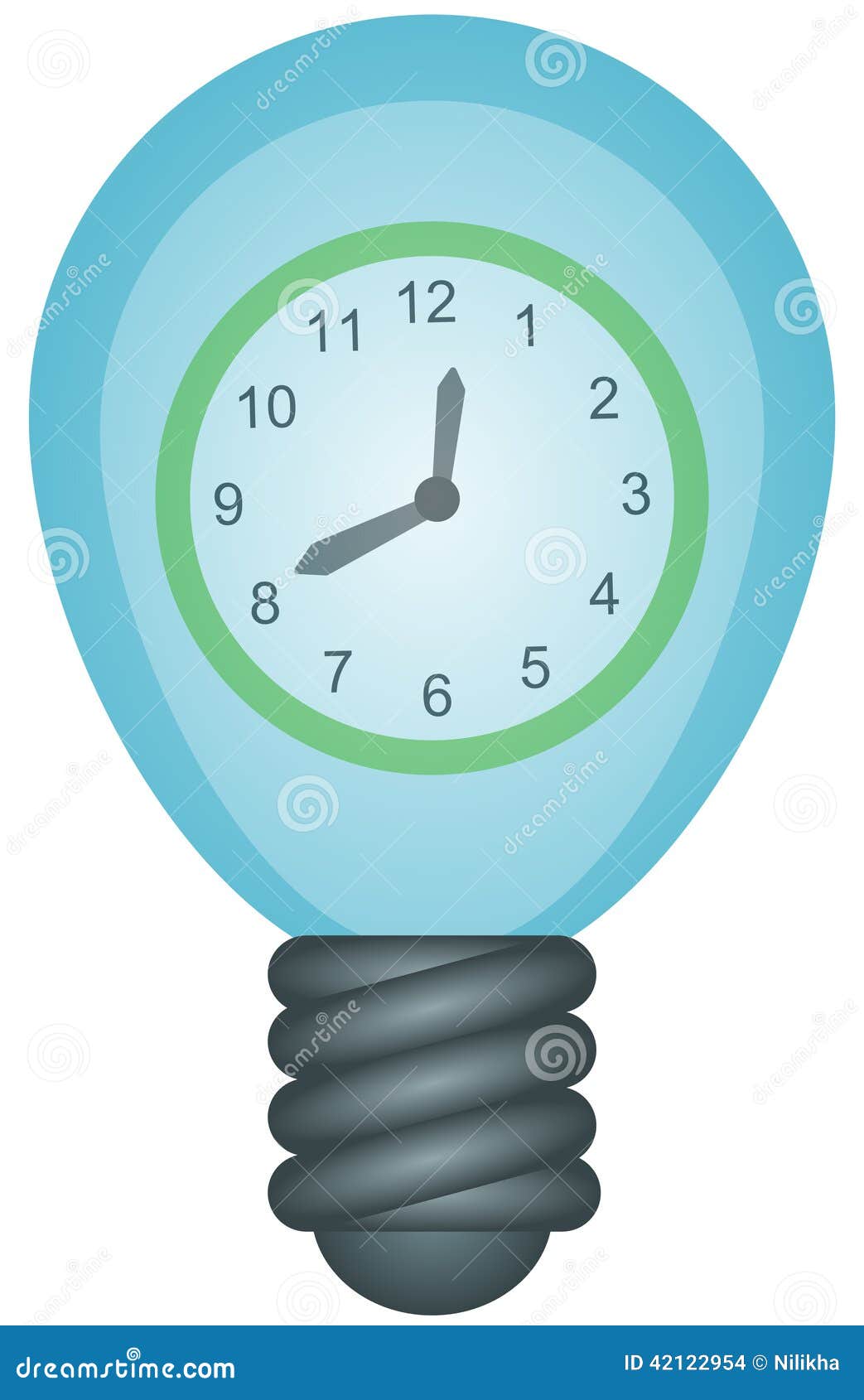 Time idea stock illustration. Illustration of hour, solved - 42122954