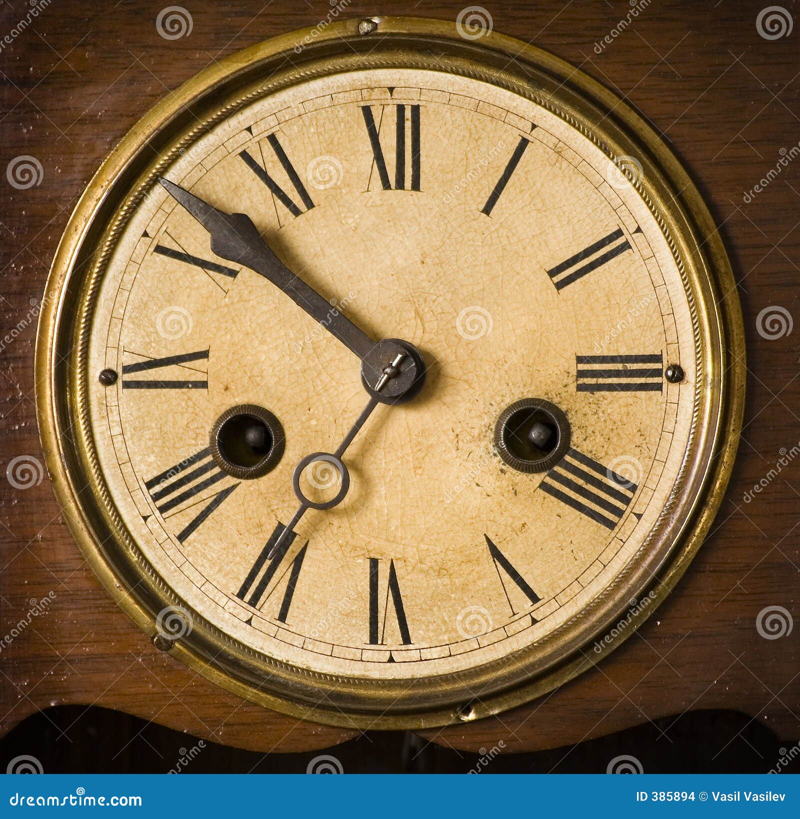 Time - III stock photo. Image of retro, macro, wooden, clock - 385894