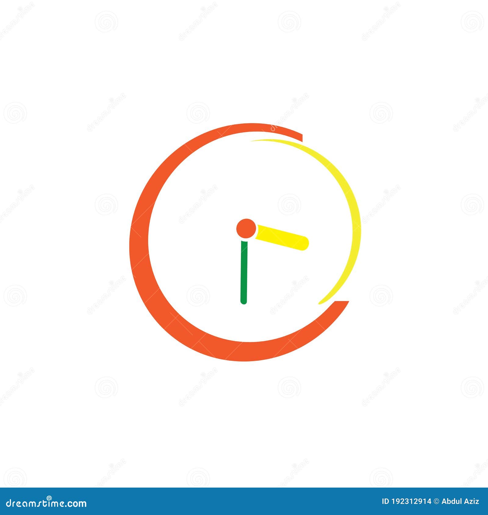 Time Illustration Icon Logo Vector Stock Vector - Illustration of ...