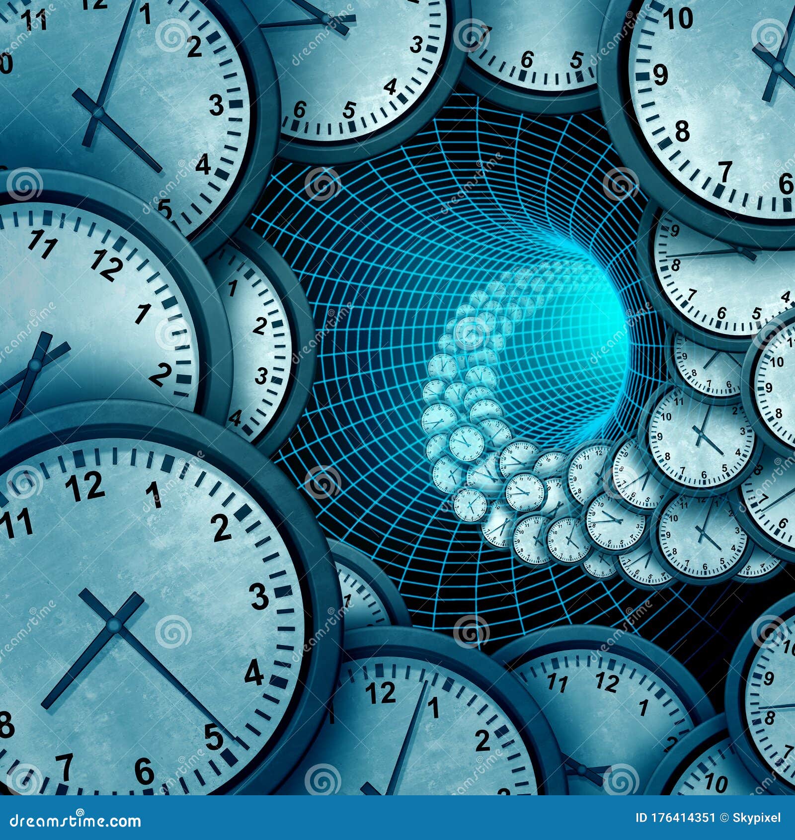 Time and Infinity stock illustration. Illustration of eternal - 176414351