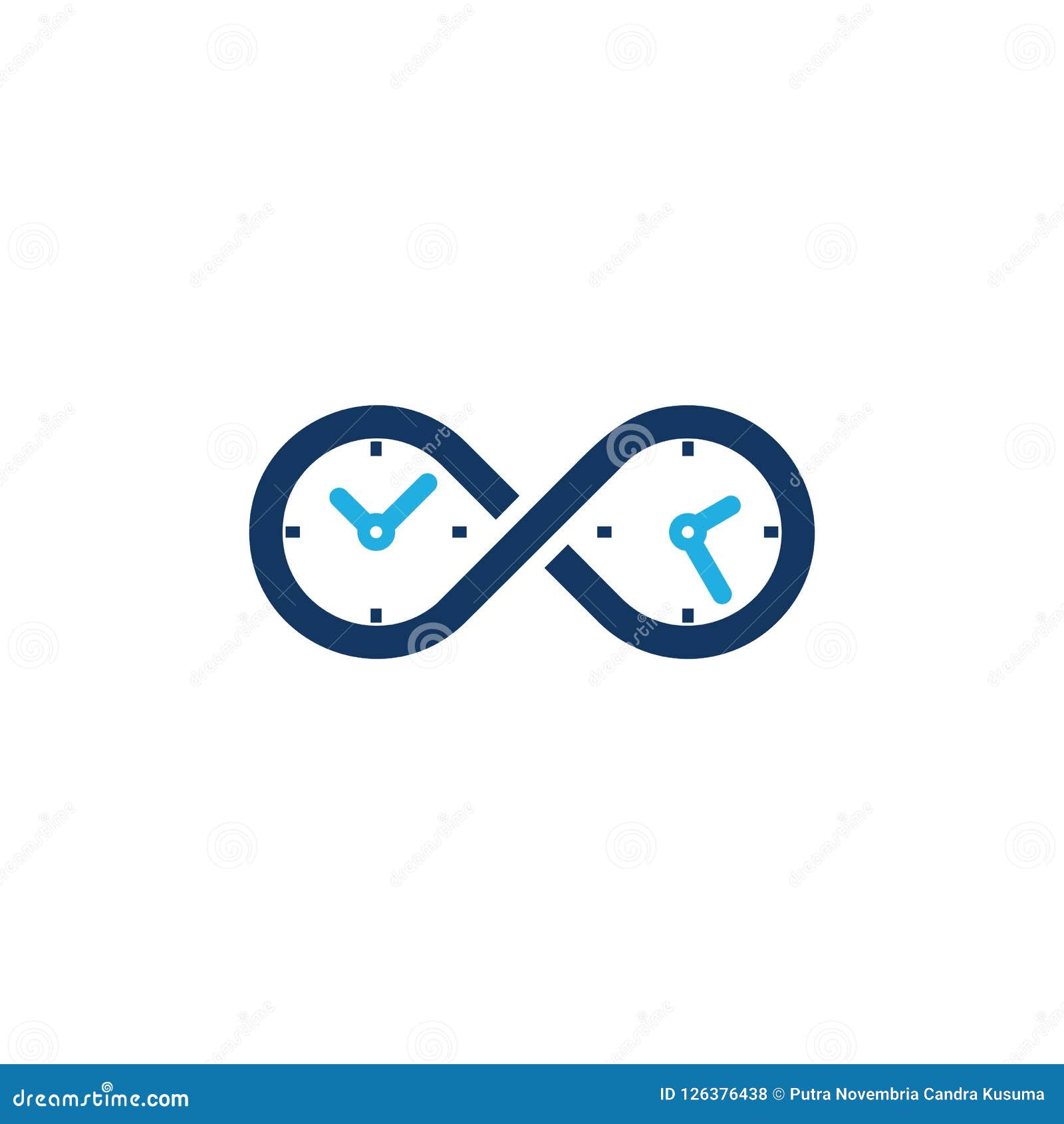 Time, Infinity, Clock Mechanism, Gearwheels Vector Illustration ...