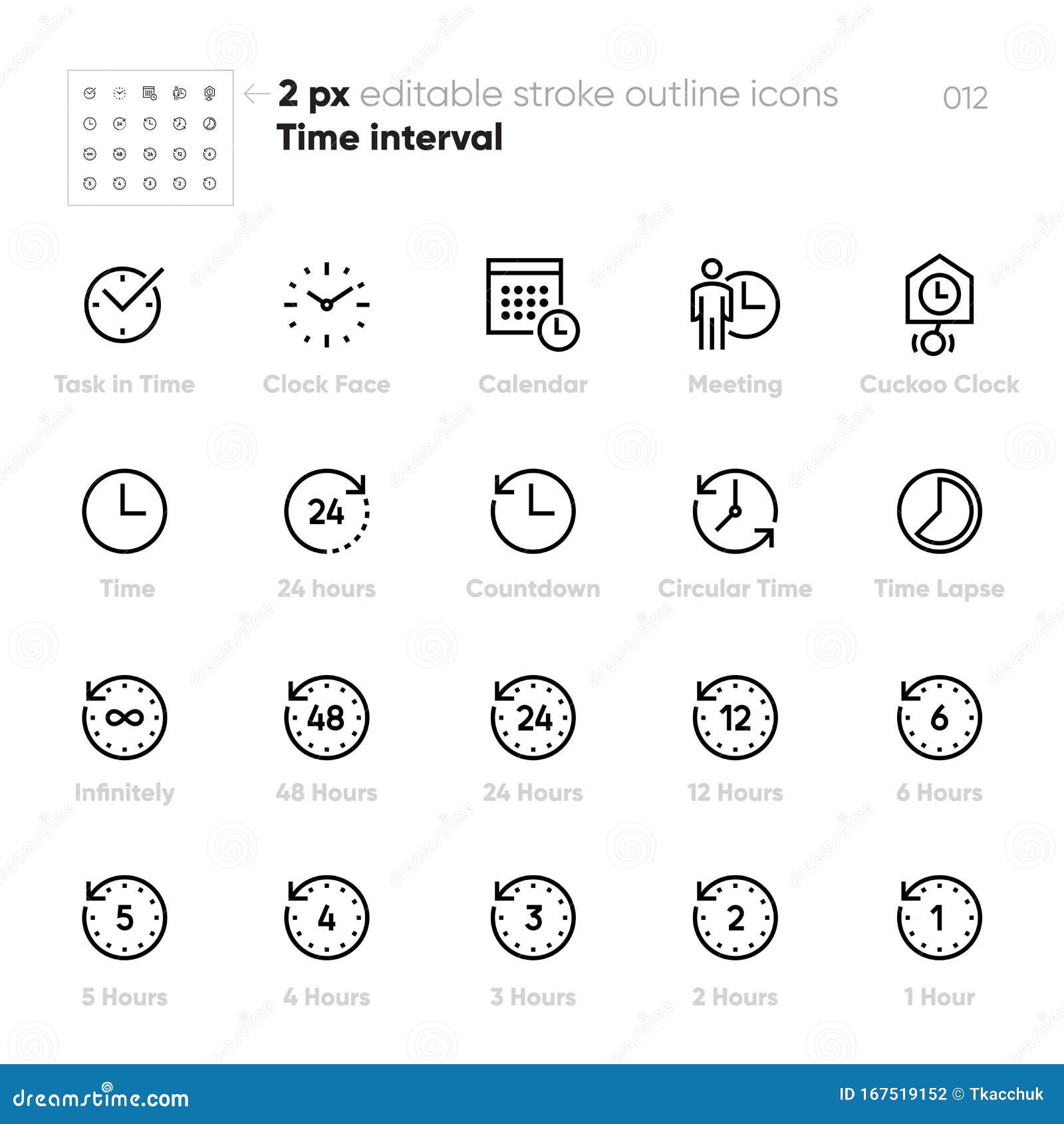 Time Interval and Clock Face Outline Vector Icons. Meeting, Calendar ... Time Interval and Clock Face Outline Vector Icons. Meeting, Calendar ...