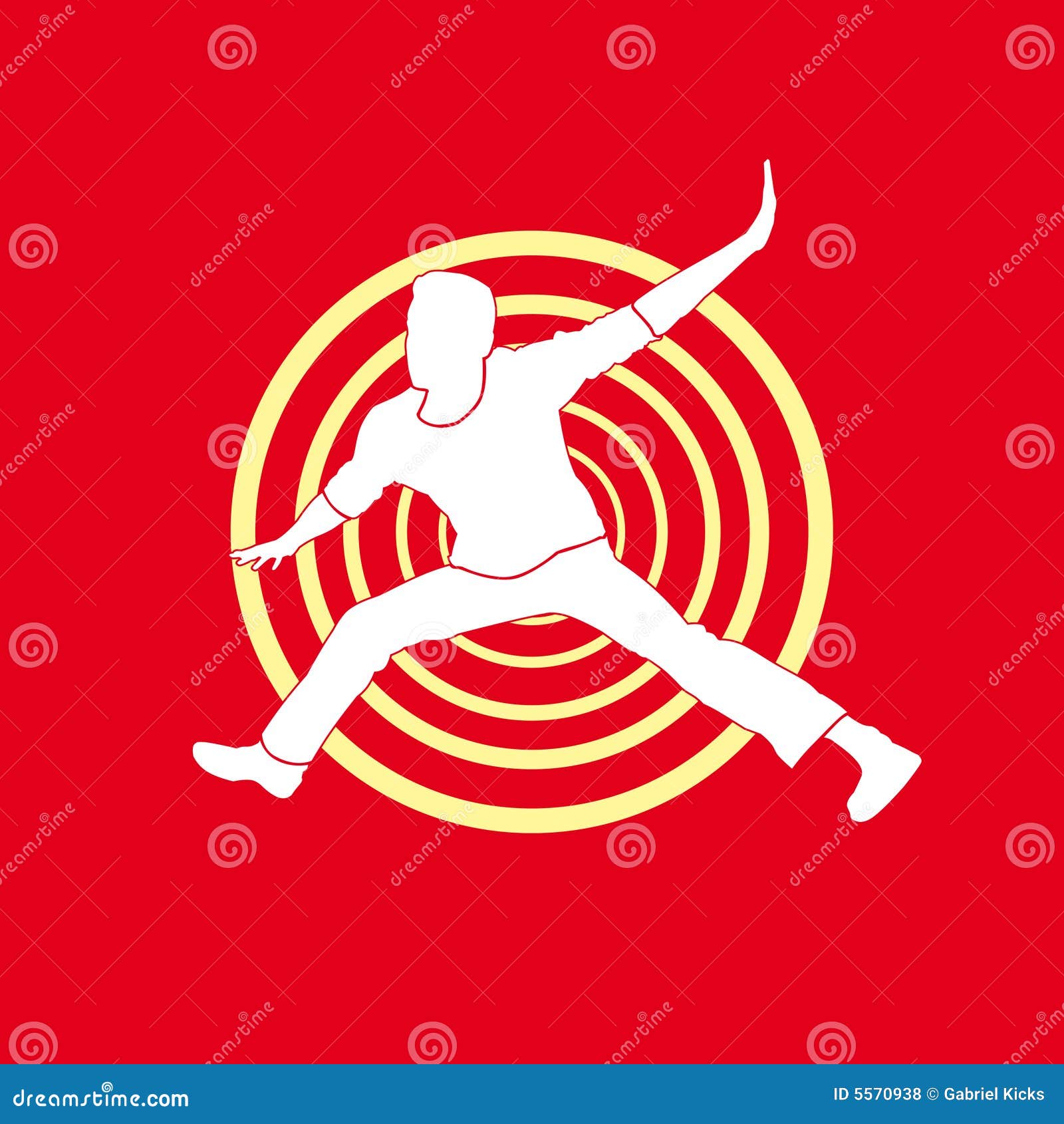 Time jump stock vector. Illustration of shout, jump, travel - 5570938