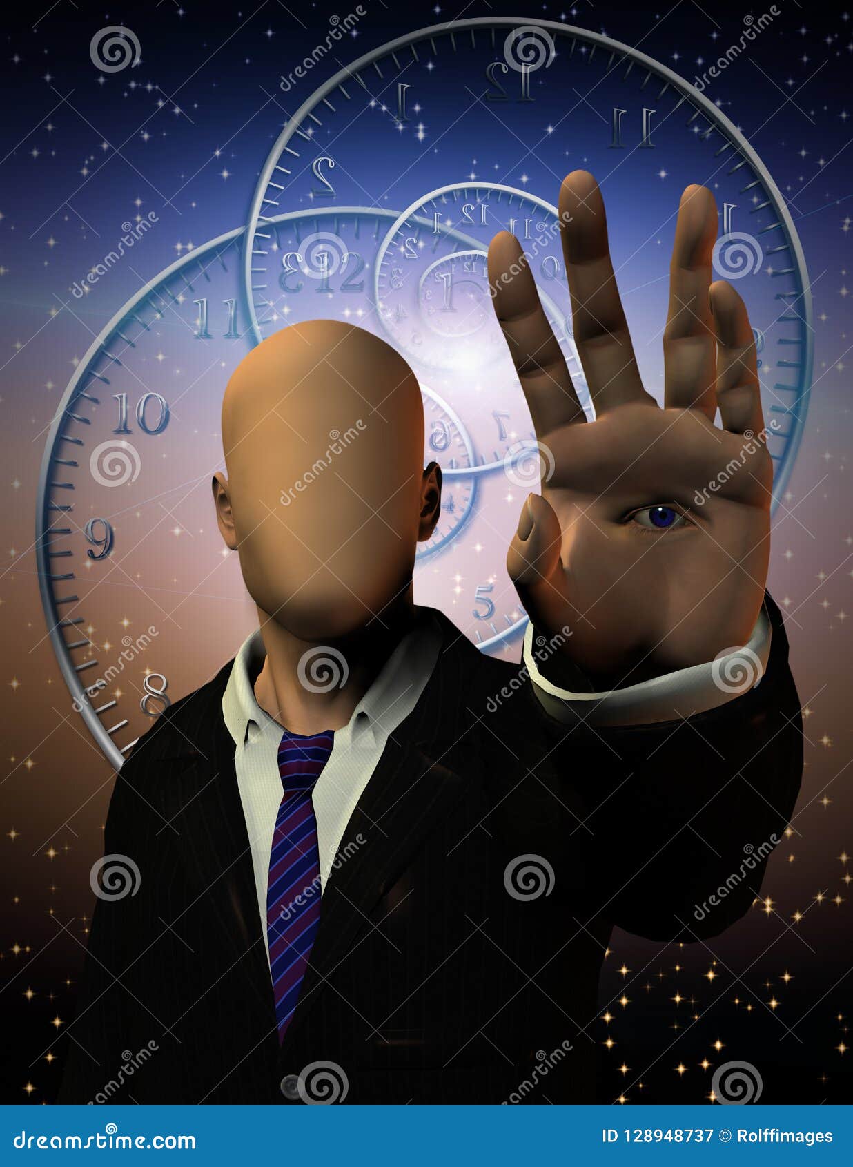Time keeper stock illustration. Illustration of created - 128948737
