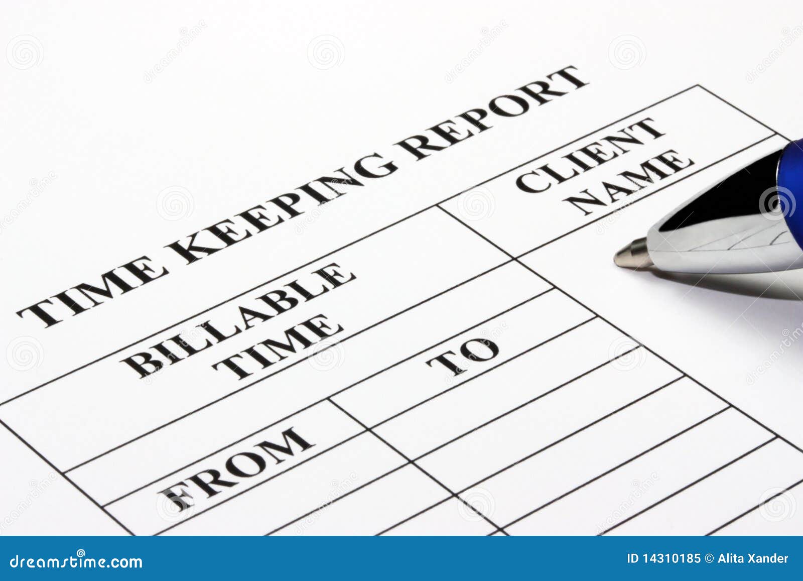 Time Keeping Report stock image. Image of calendar, advice - 14310185