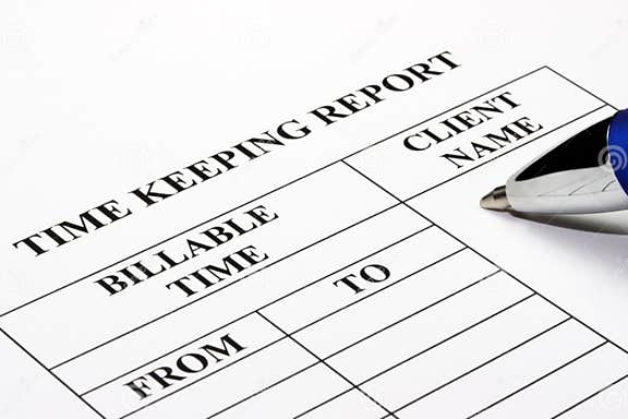 Time Keeping Report stock image. Image of calendar, advice - 14310185