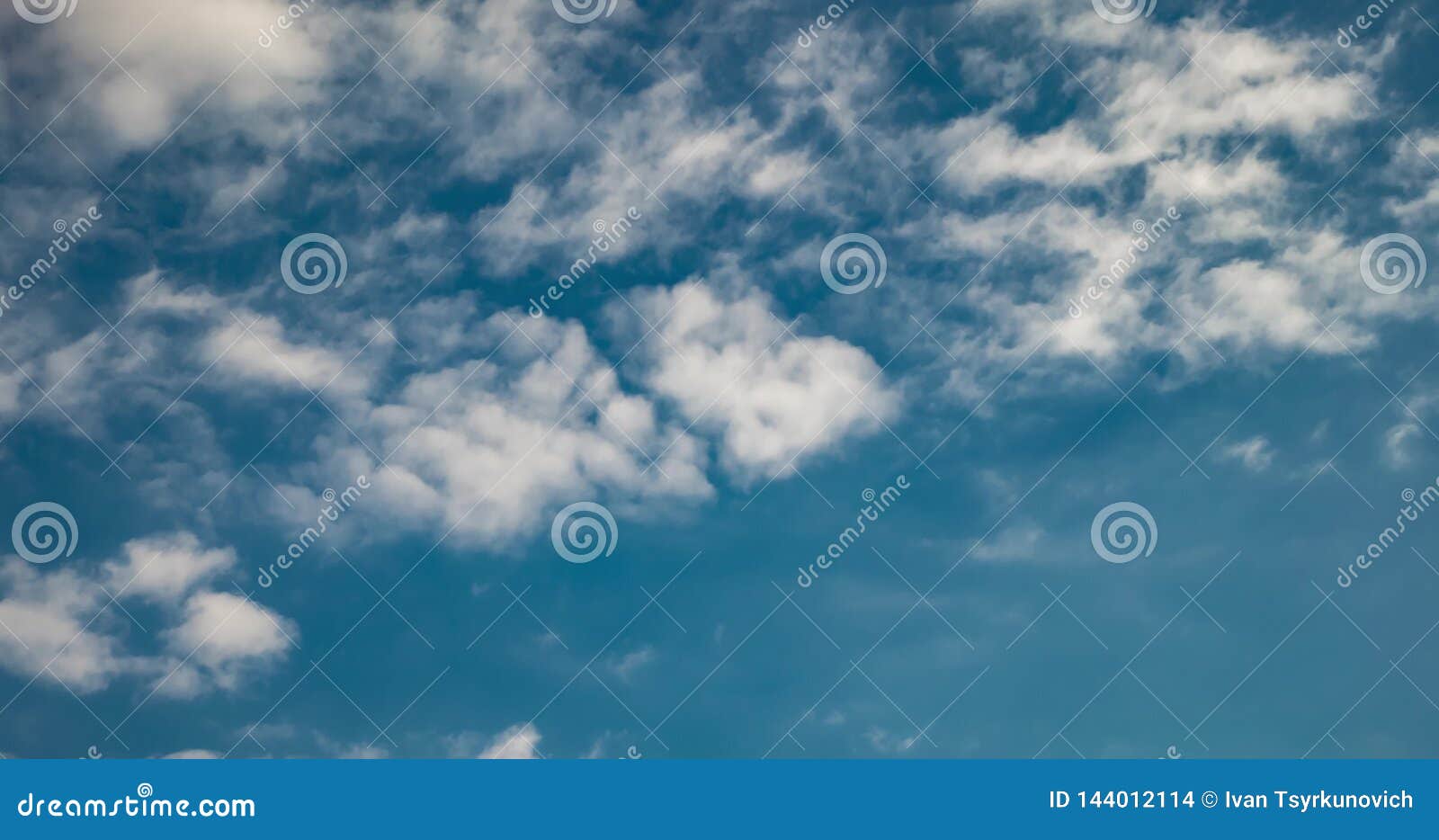 Time Lapse Clip of Different Layers of Altocumulus Clouds in the Sky in ...