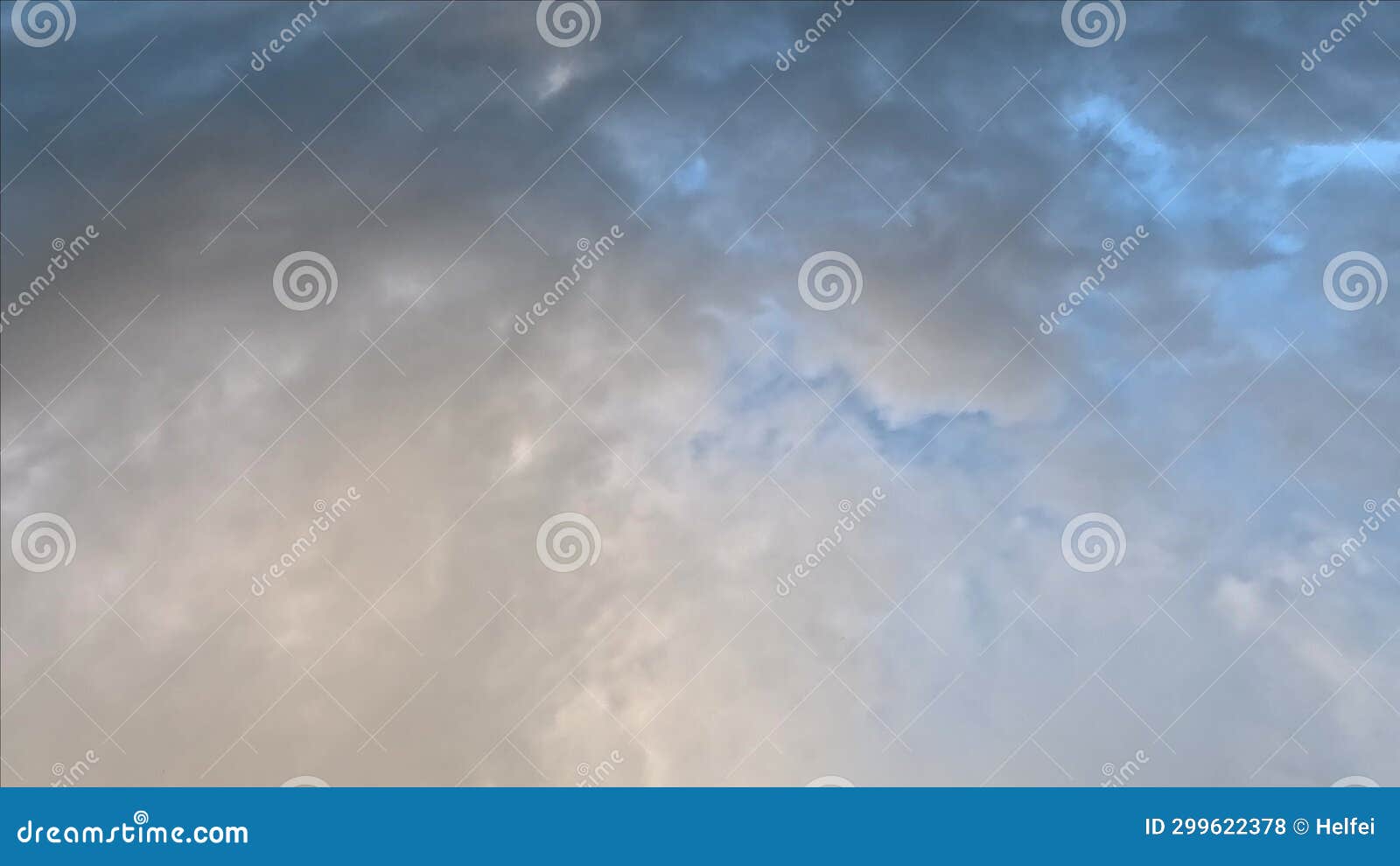 Time Lapse of a Cloud Being Blown by the Wind Against the Blue White ...