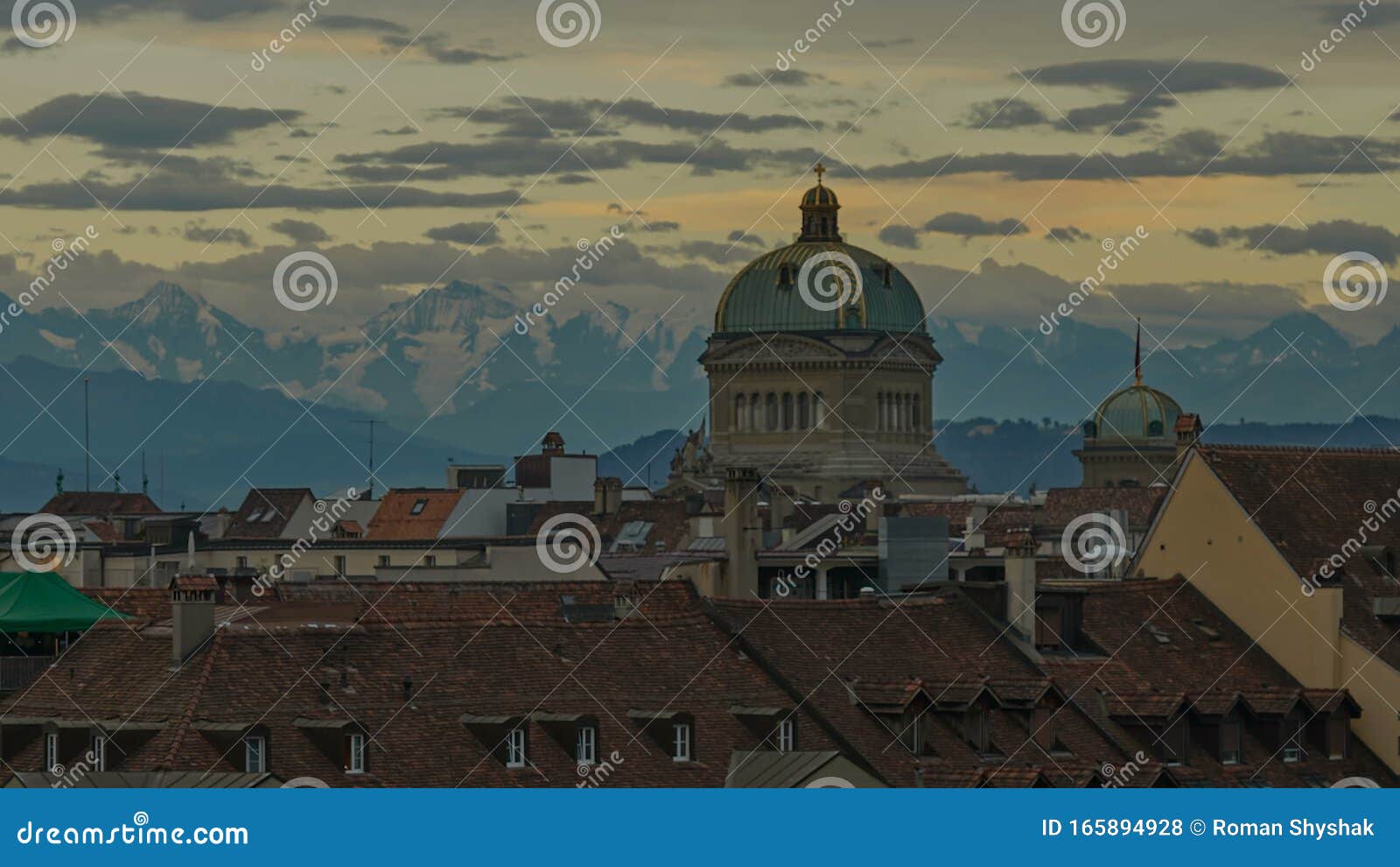 Time Lapse Clouds Float in Bern, Switzerland Stock Footage - Video of ...