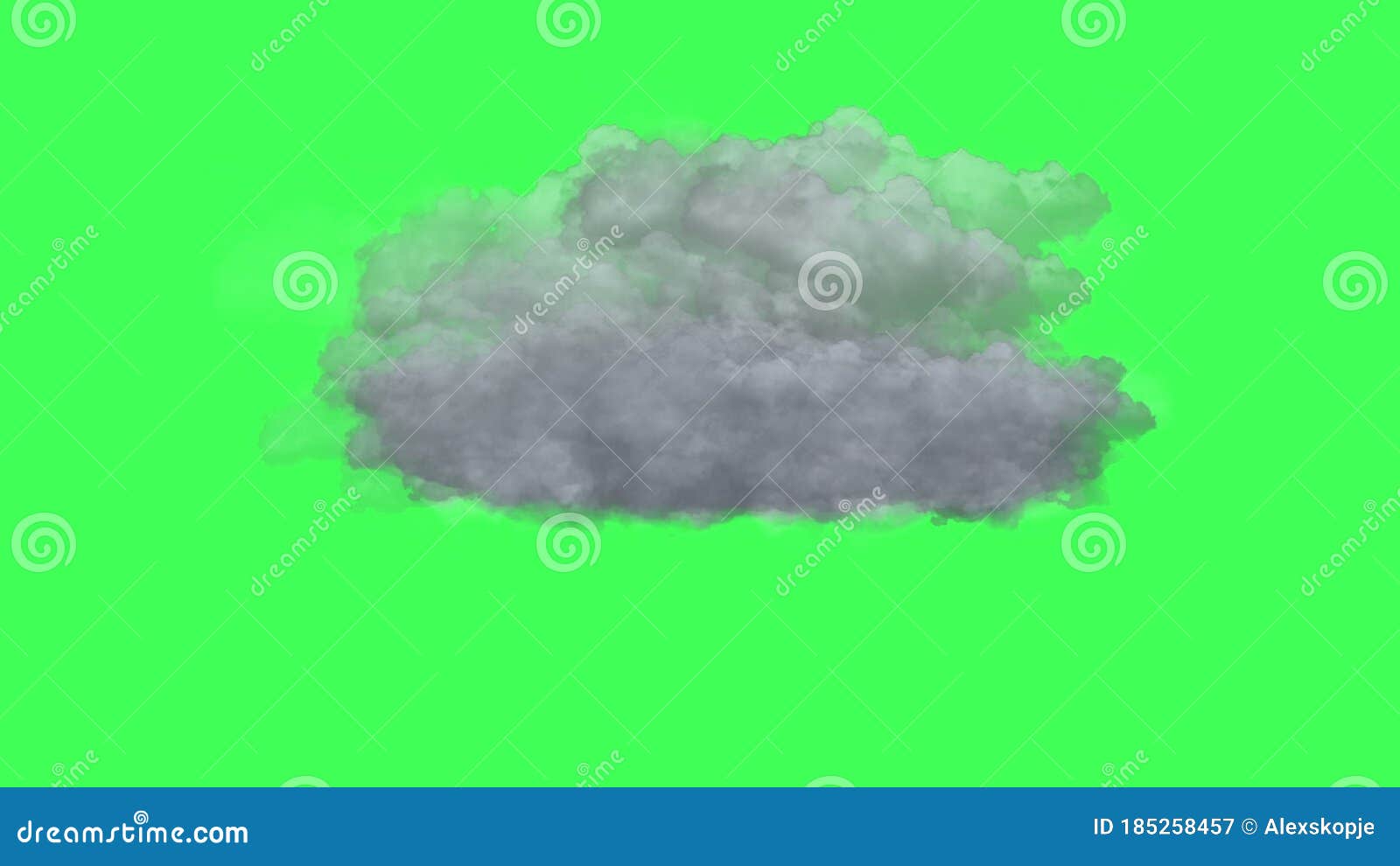 Time Lapse Clouds on Green Screen Stock Video - Video of high ...