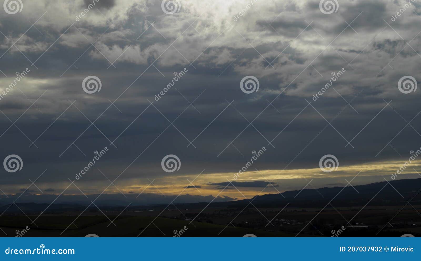 Time Lapse of Dramatic Dark Storm Clouds Stock Footage - Video of weather, wind: 207037932