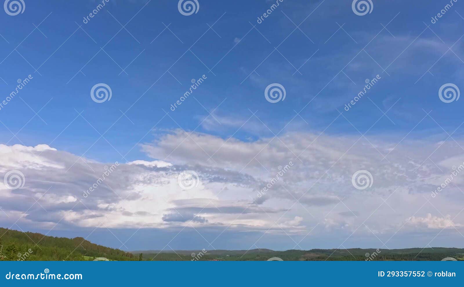 Time Lapse of Fast Moving Clouds in the Horizon Stock Footage - Video ...