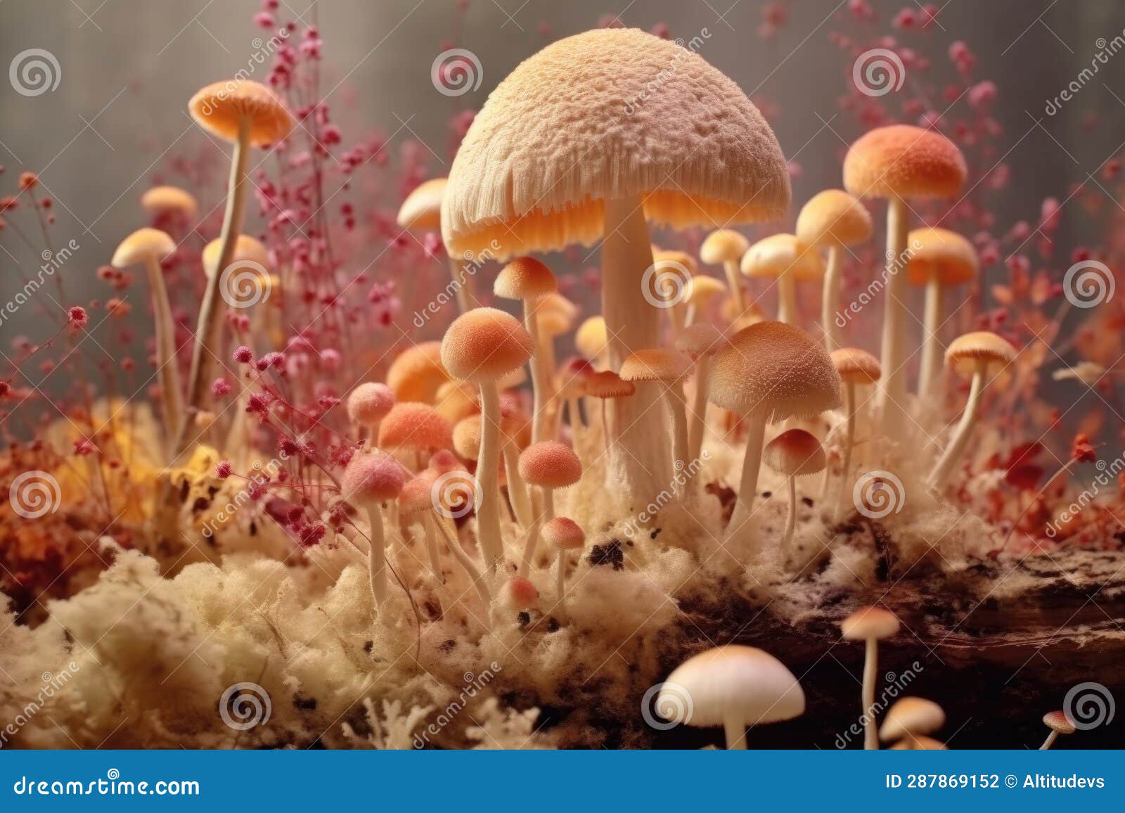Time-lapse of Fungi Spore Dispersion in Nature Stock Photo - Image of ...