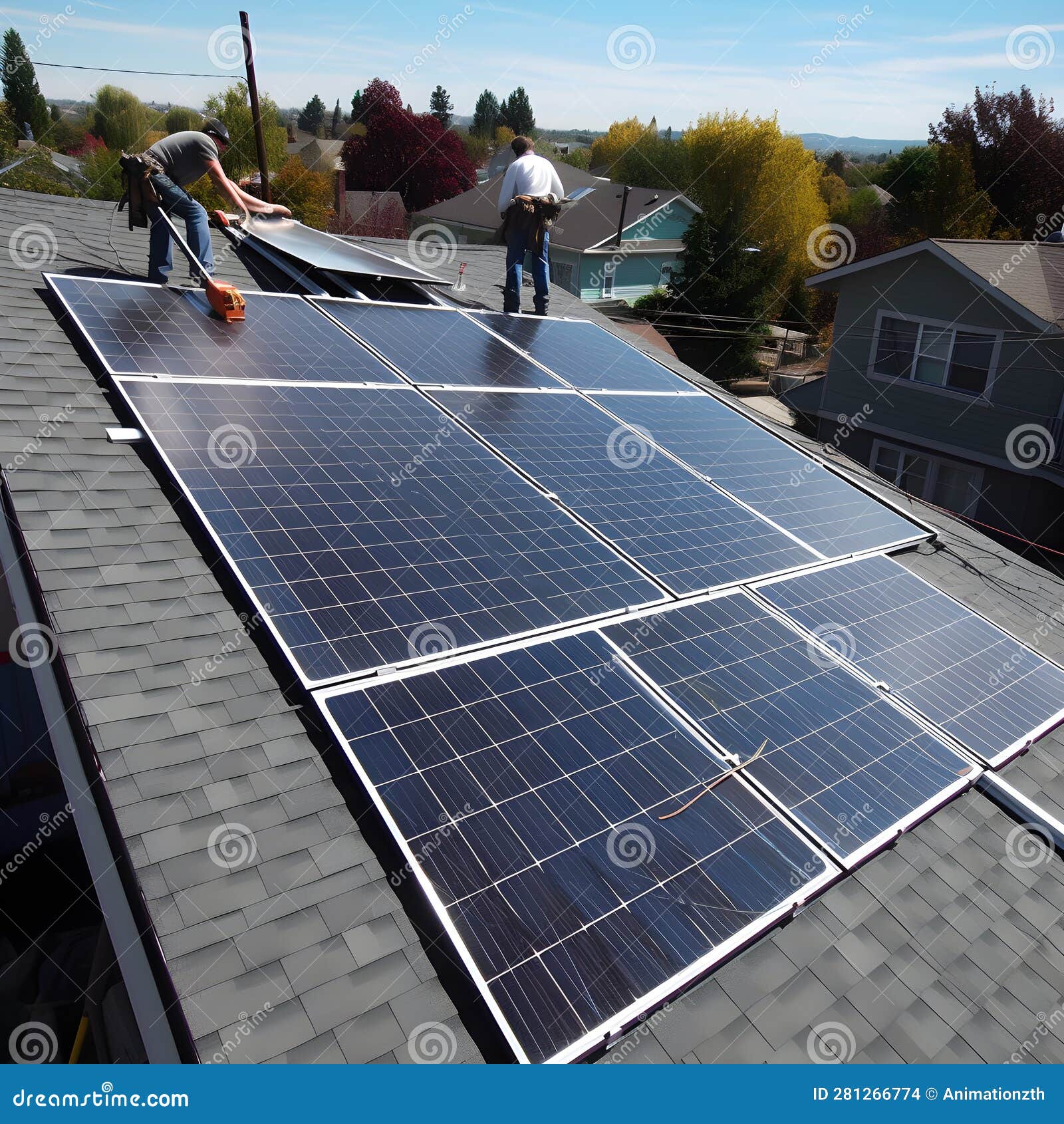 A Time-lapse Image Sequence Showcasing the Installation Process of ...