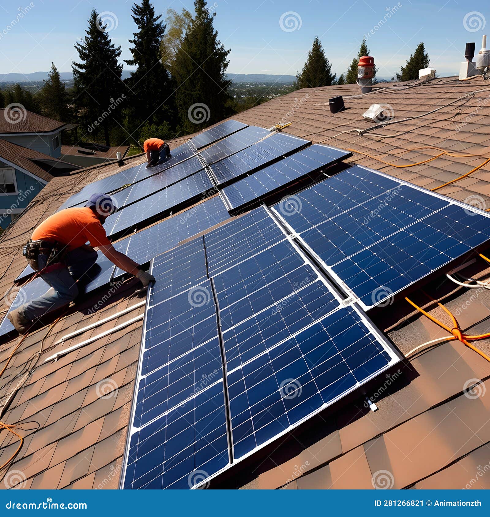 A Time-lapse Image Sequence Showcasing the Installation Process of ...