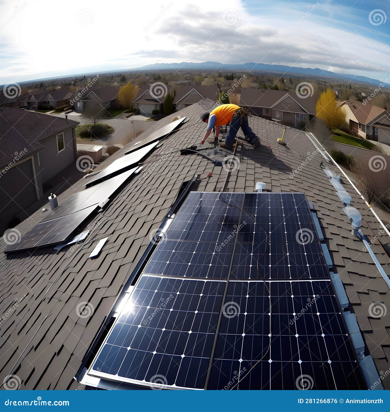 A Time-lapse Image Sequence Showcasing the Installation Process of ...