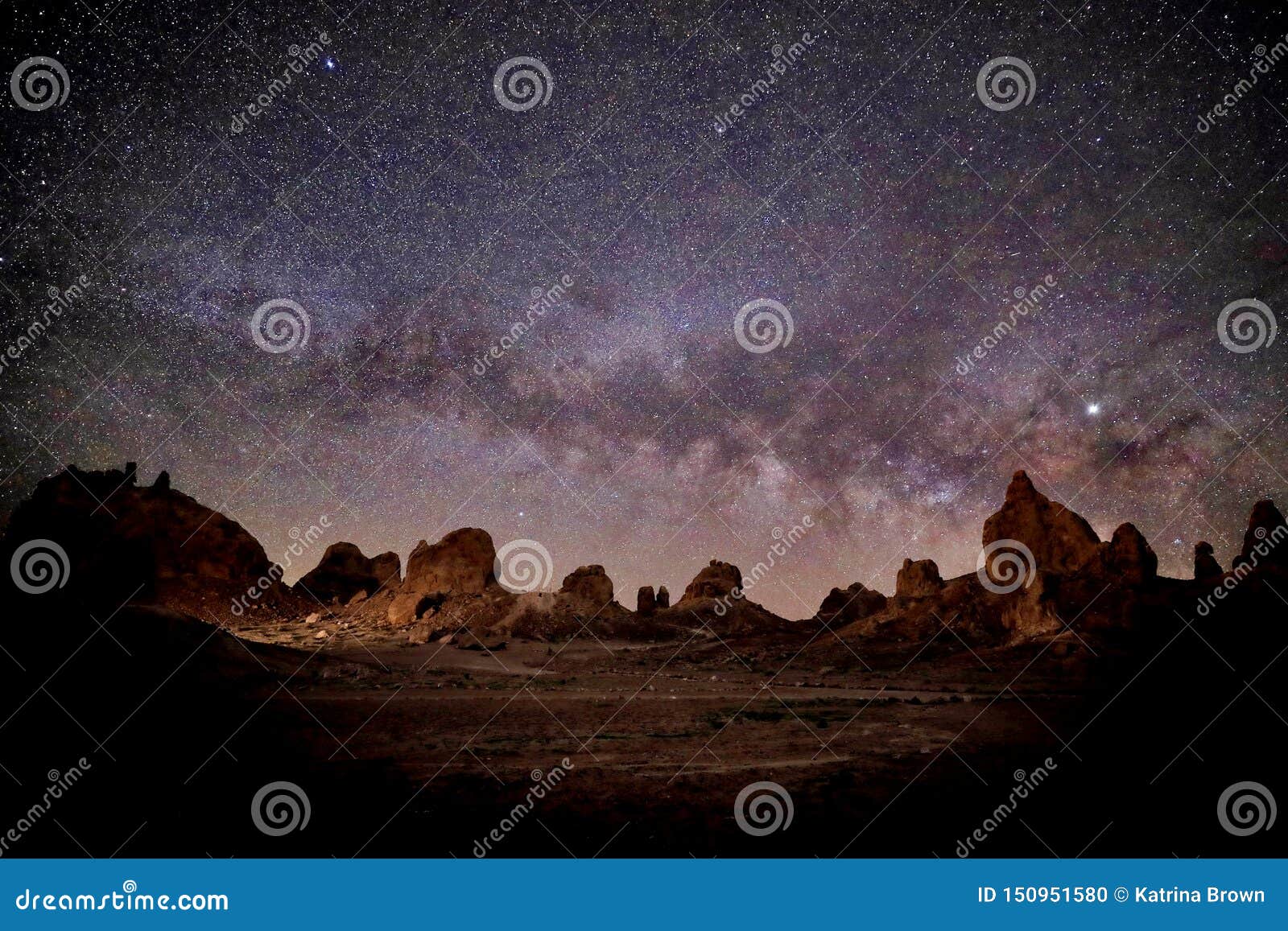 Time Lapse Long Exposure Image of the Milky Way Galaxy Stock Photo ...
