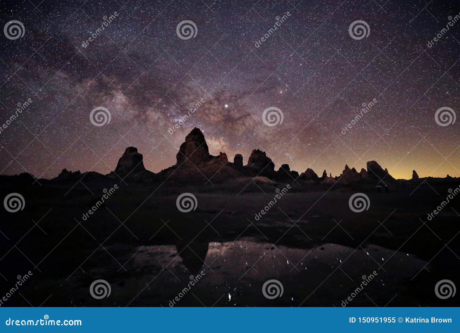 Time Lapse Long Exposure Image of the Milky Way Galaxy Stock Image ...