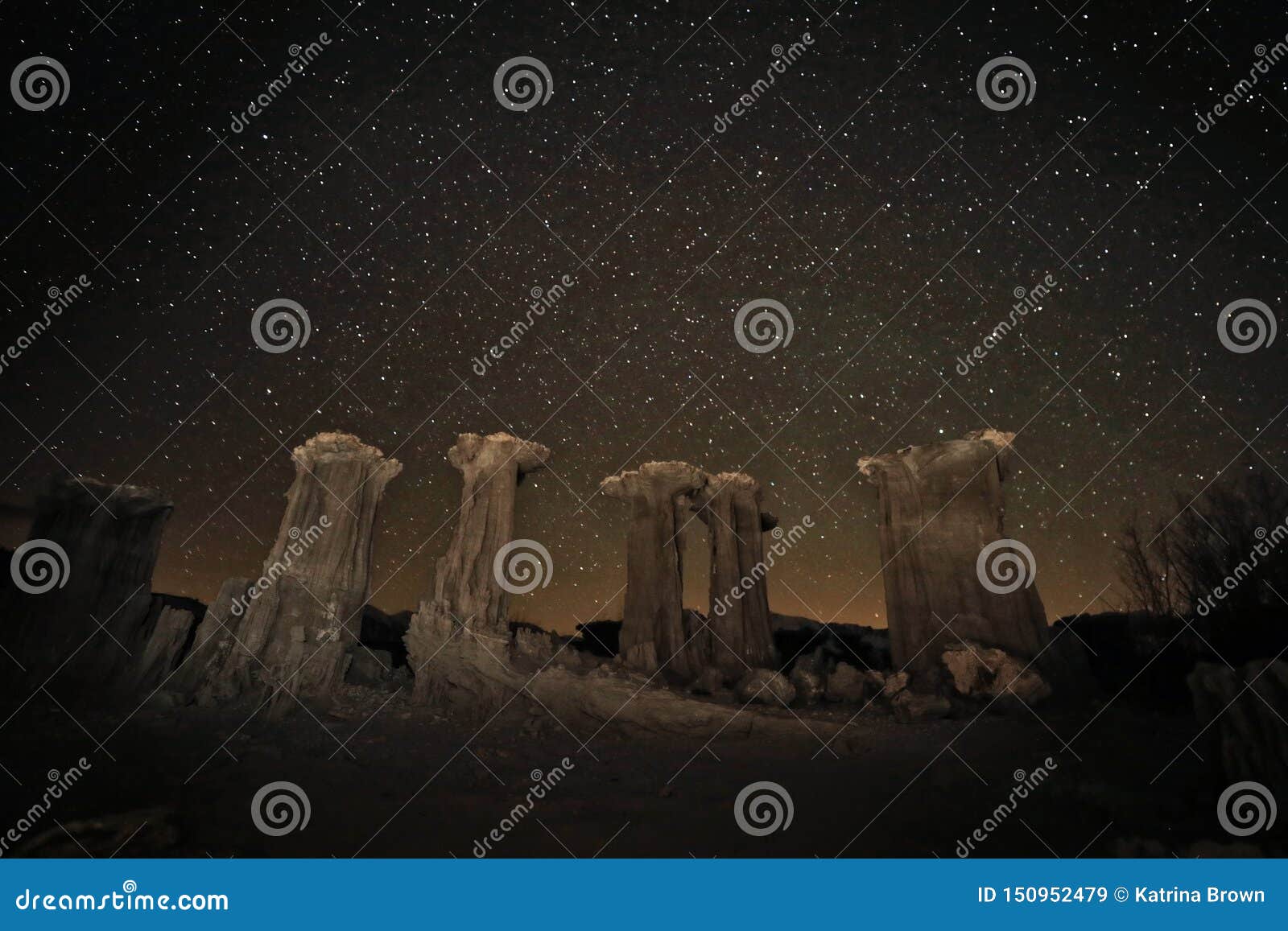 Time Lapse Long Exposure Image of the Milky Way Galaxy Stock Image ...