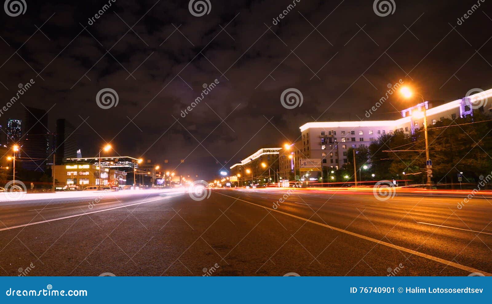Time Lapse Night Traffic and Car Lights Stock Video - Video of traffic ...
