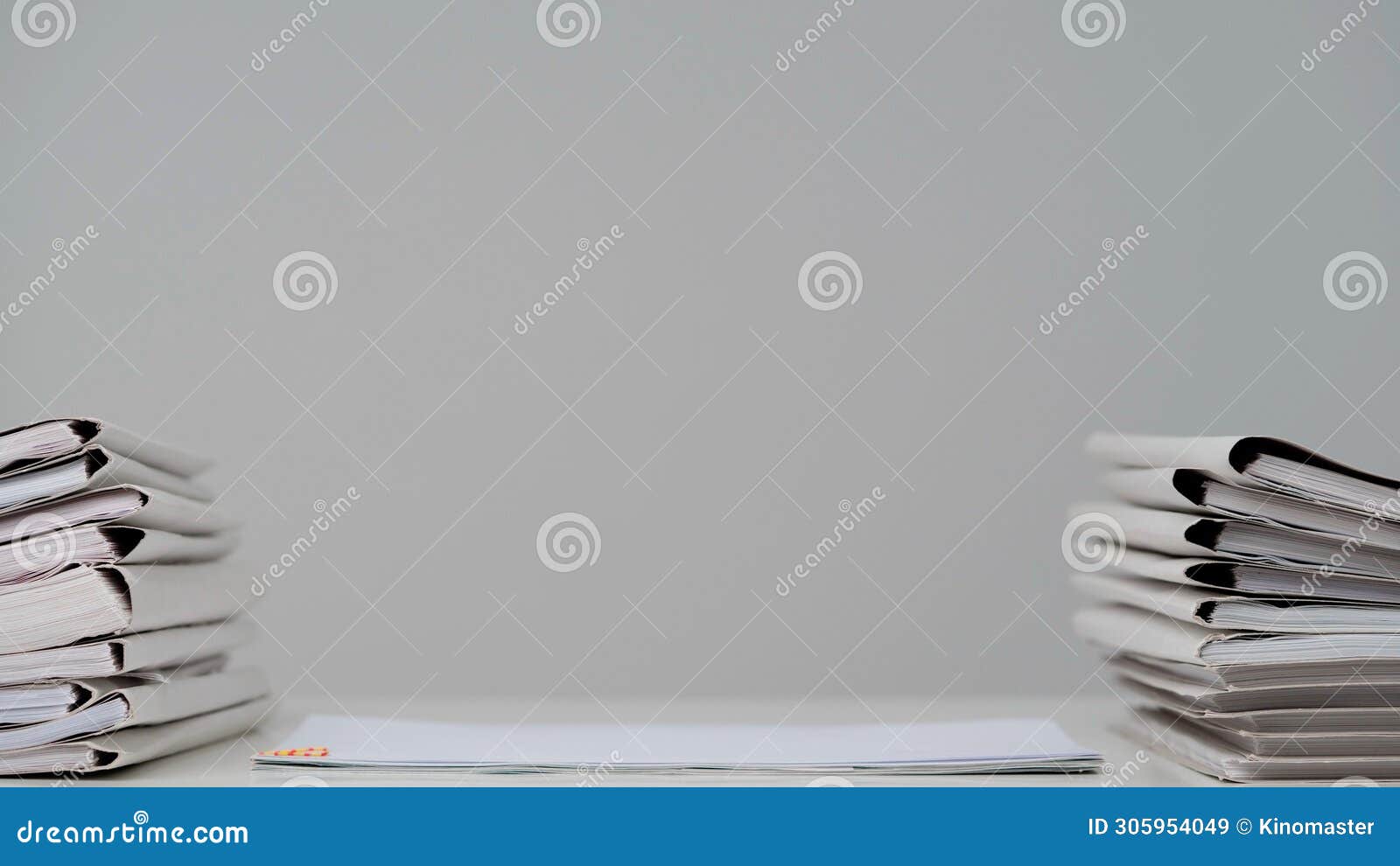 Time Lapse of Paper Sheets on White Background. Stop Motion Animation ...