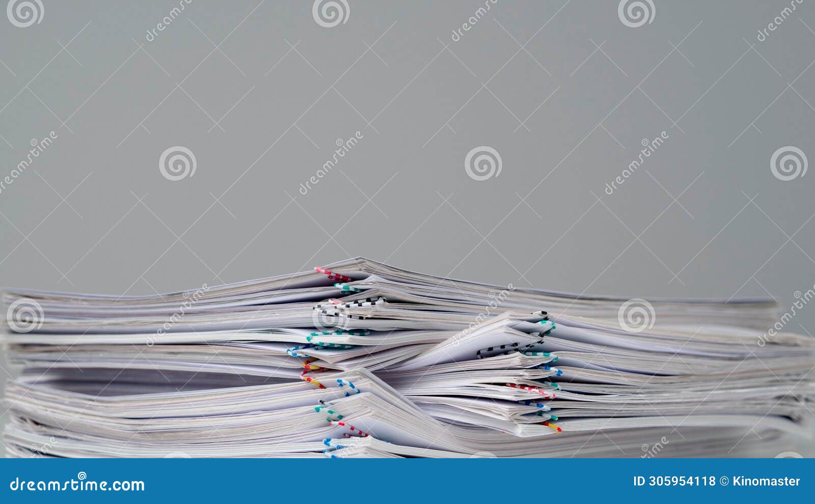 Time Lapse of Paper Sheets on White Background. Stop Motion Animation ...