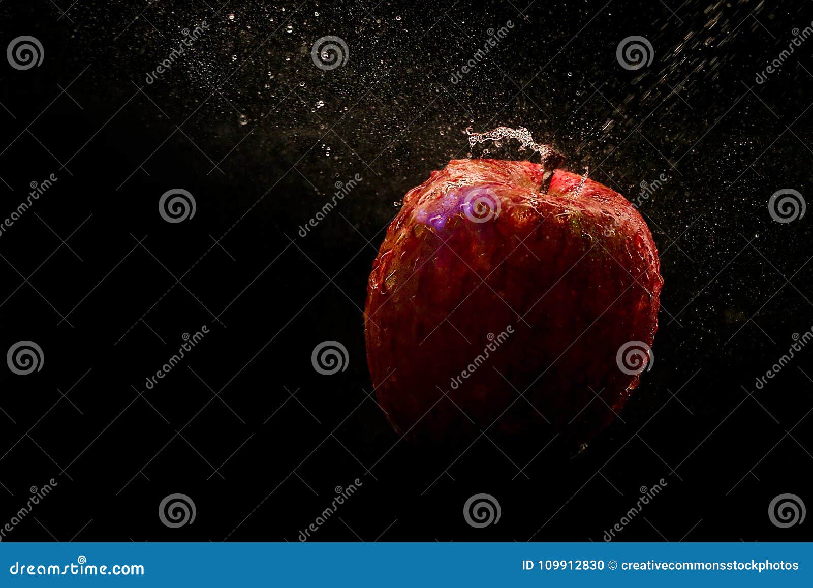 Time Lapse Photography Of Falling Red Apple Picture. Image: 109912830