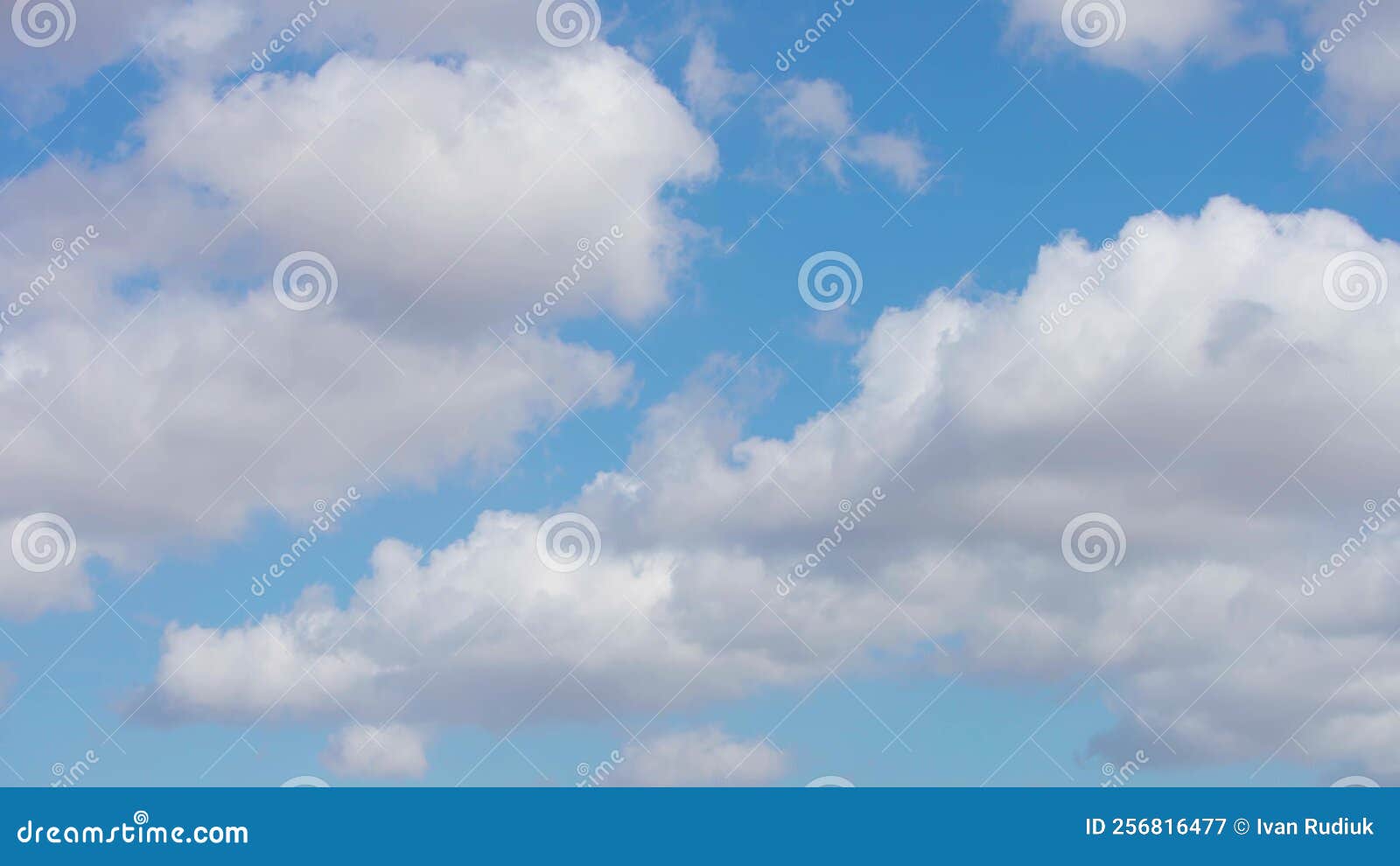 Time Lapse Running Clouds on Blue Sky Stock Video - Video of forming ...