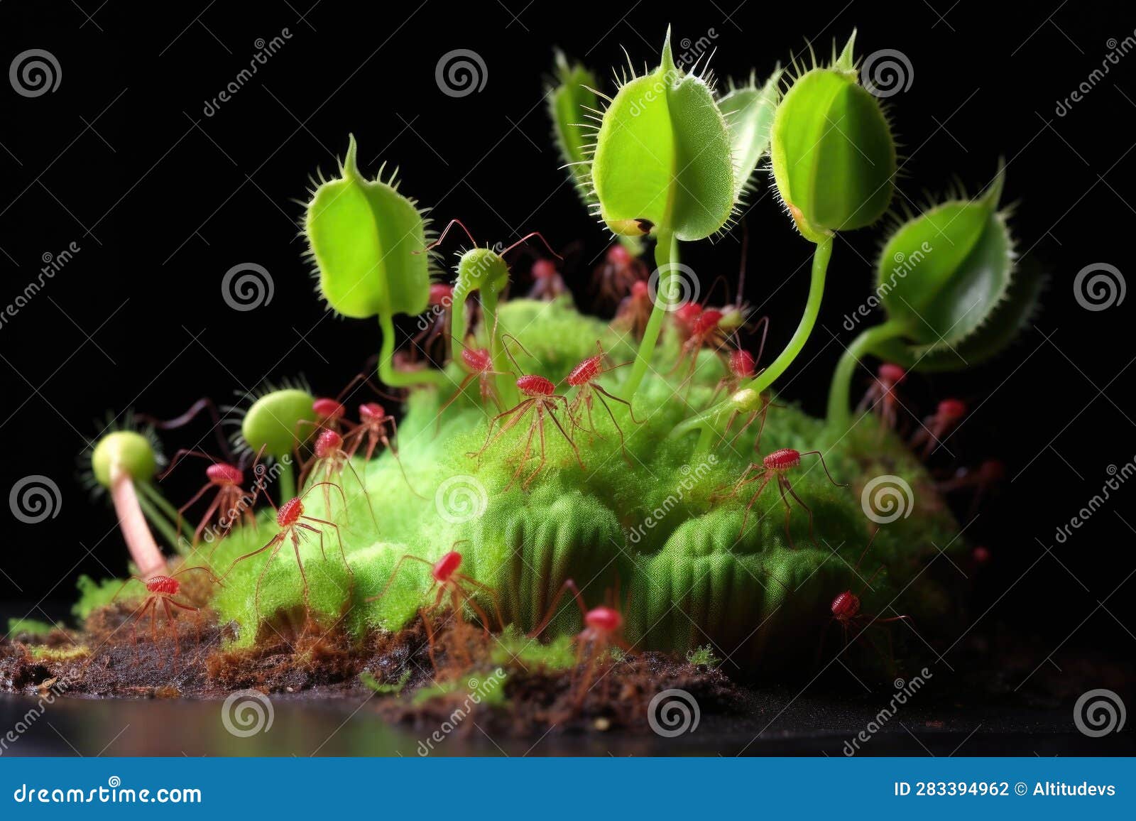 Time-lapse Sequence of Venus Flytrap Luring and Catching an Insect ...