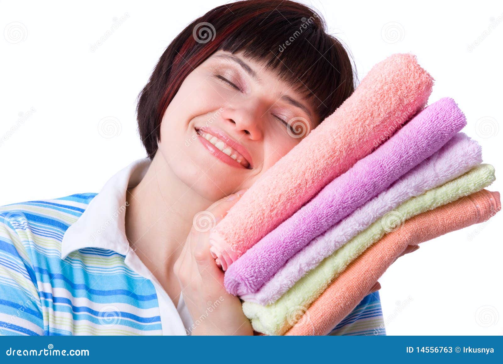Time for laundry day. stock image. Image of female, laundry - 14556763