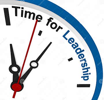 Time for leadership stock illustration. Illustration of needle - 27668908