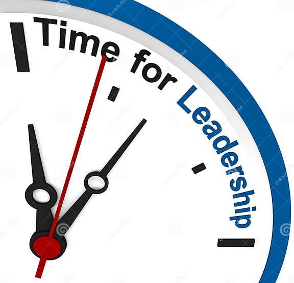 Time for leadership stock illustration. Illustration of needle - 27668908