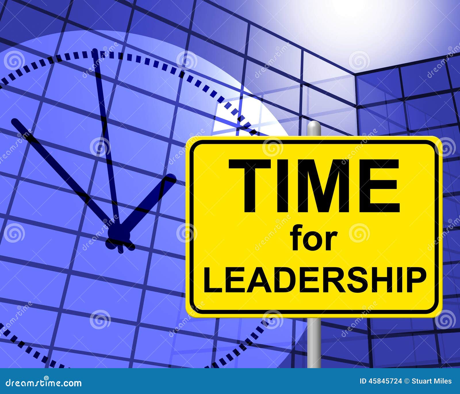Time for Leadership Indicates at the Moment and Control Stock ...