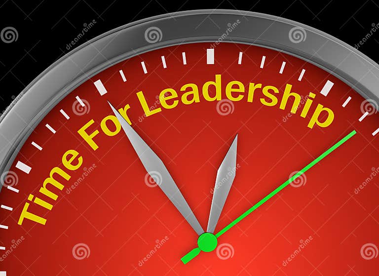 Time for leadership stock illustration. Illustration of suit - 84840377
