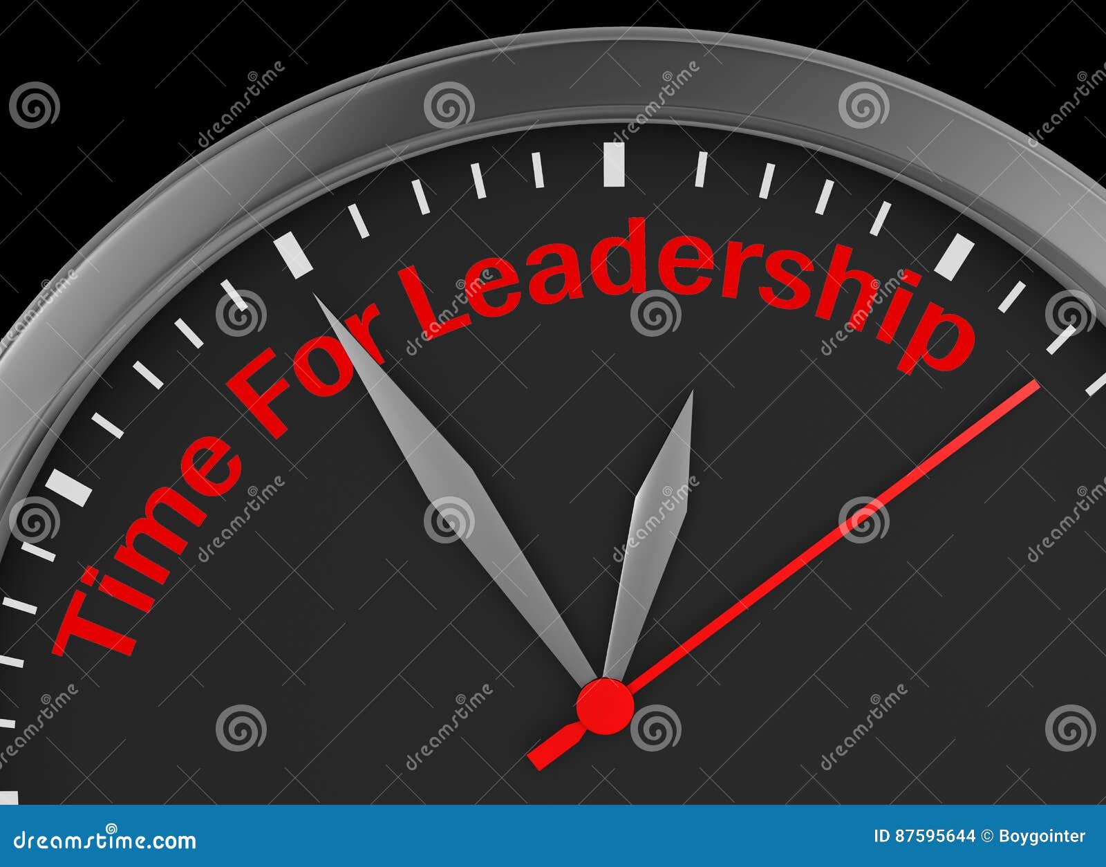 Time for leadership stock illustration. Illustration of professional ...