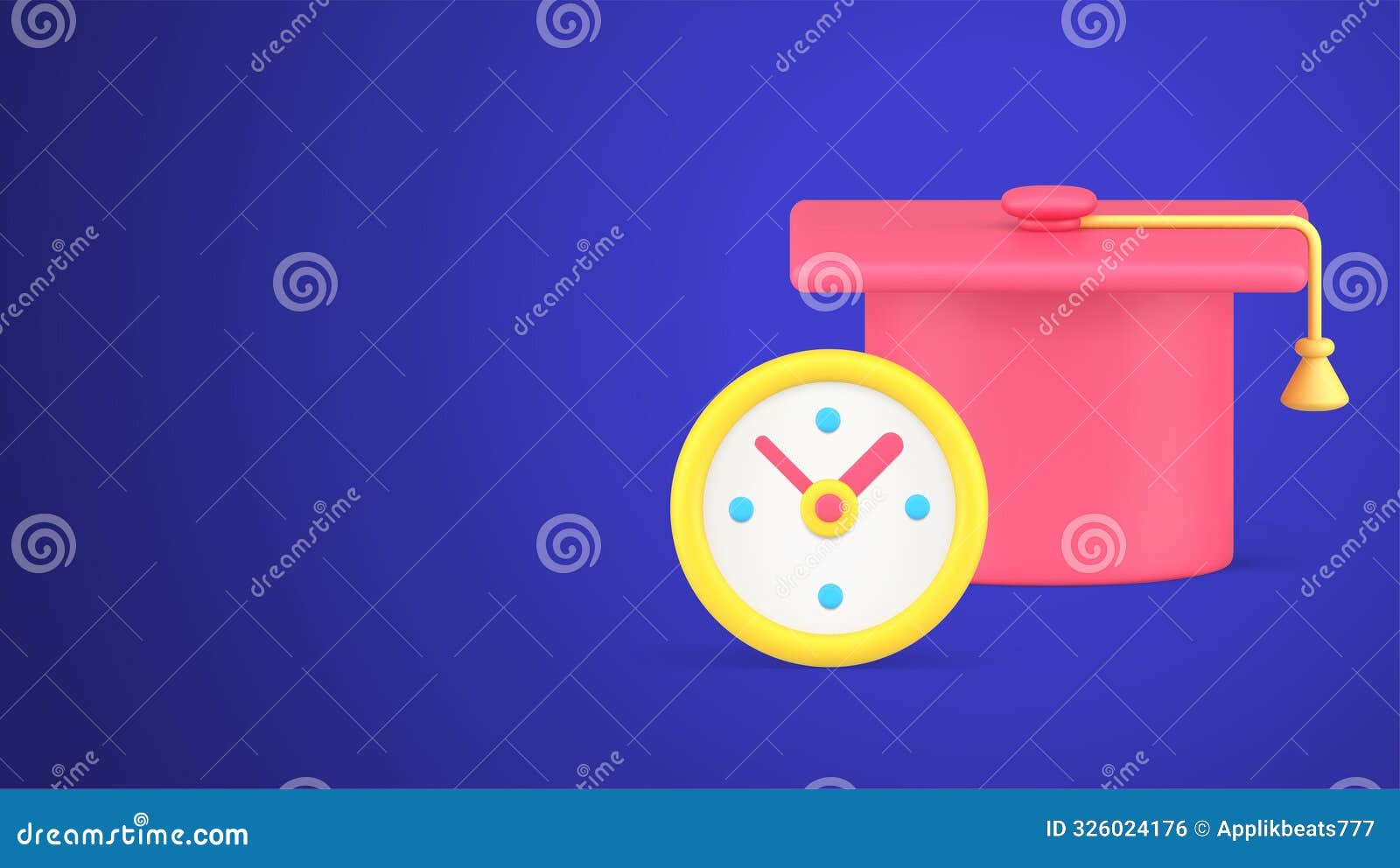 Time for Learning Graduation Hat Back To School Academic Watch ...