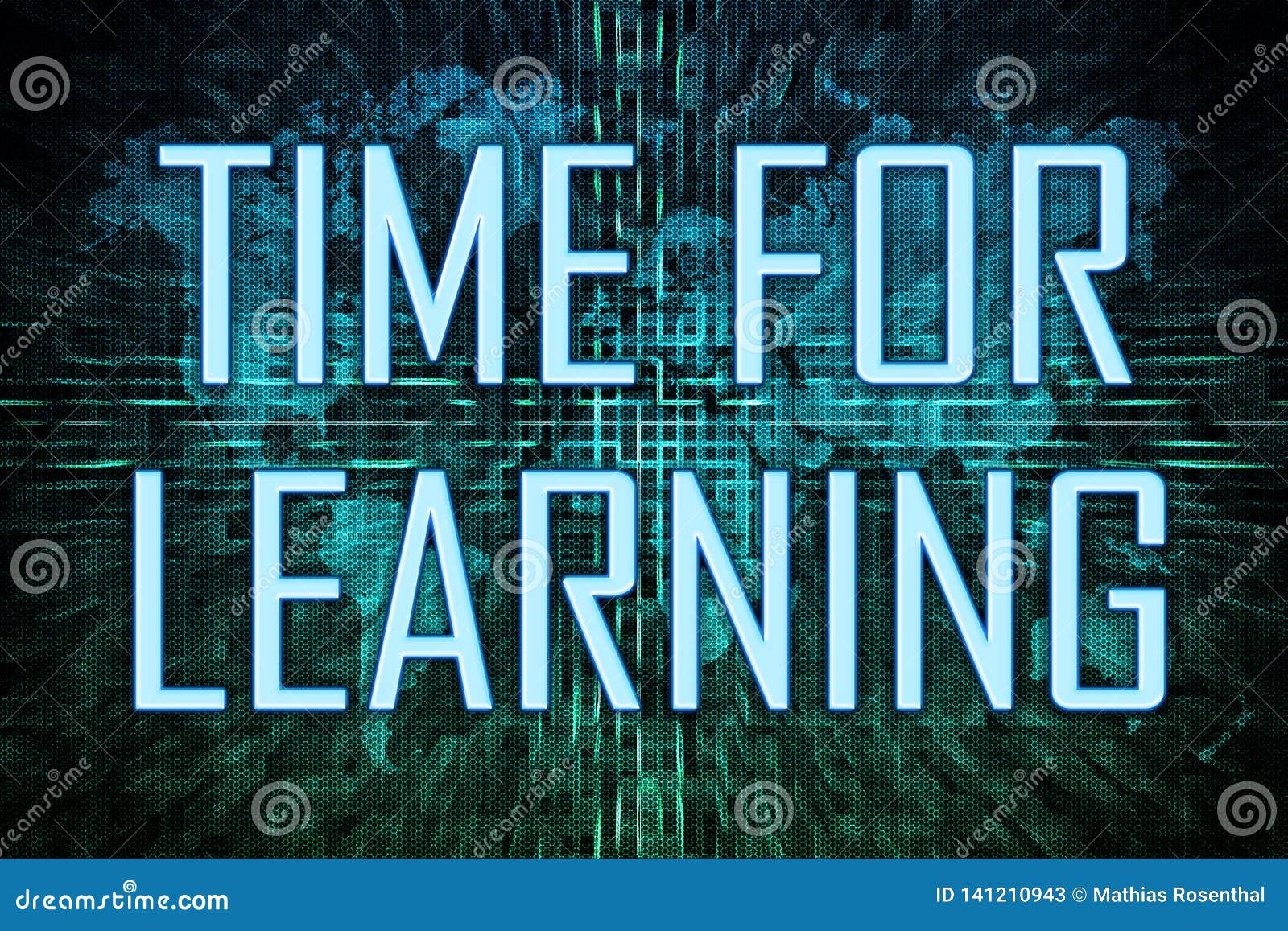 Time for Learning stock illustration. Illustration of concept - 141210943