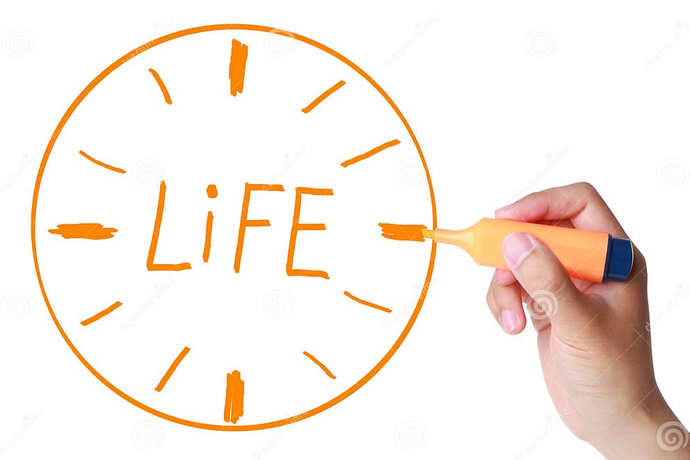 Time life concept stock image. Image of lifetime, current - 40307785