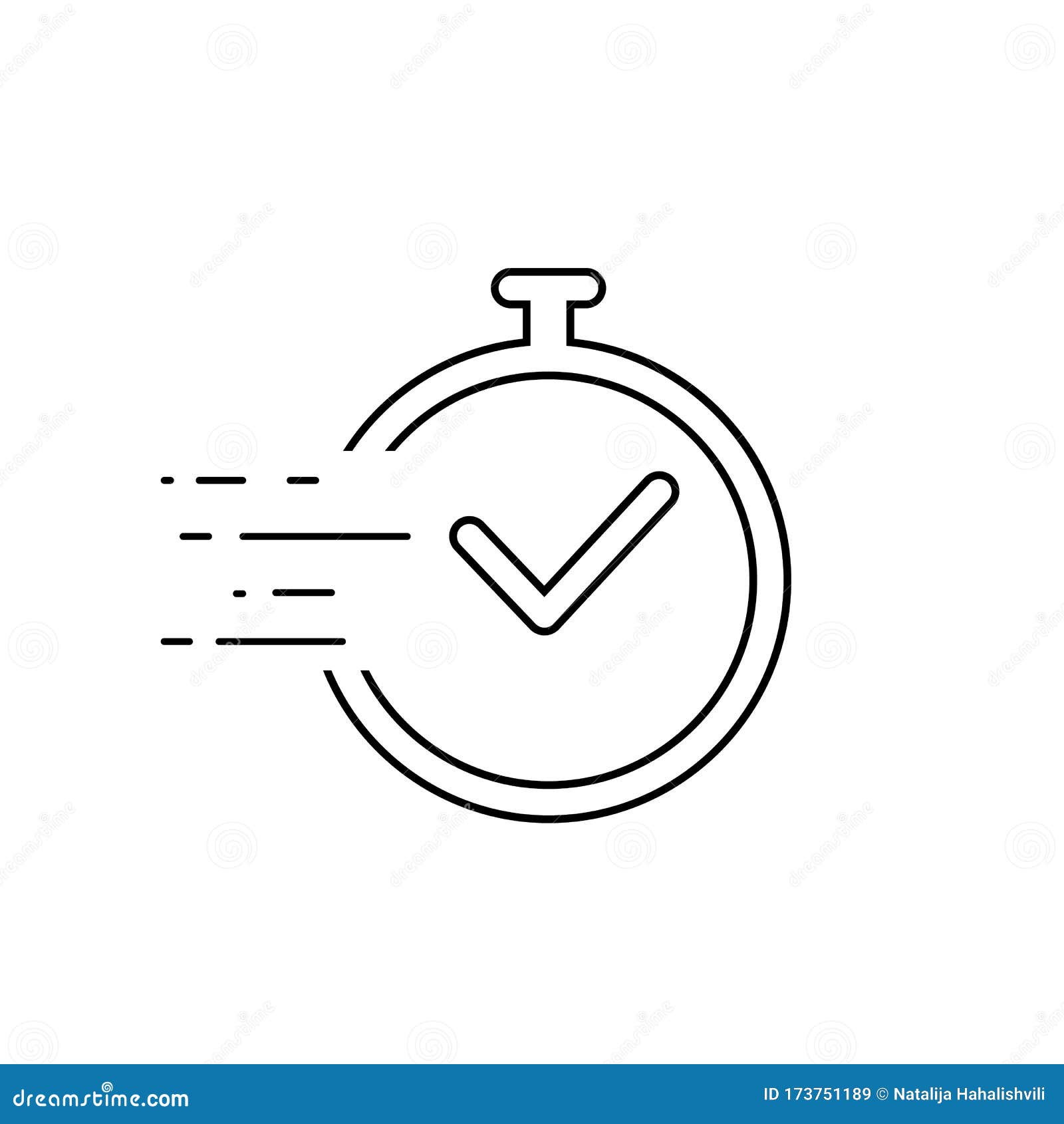 Time Line Icon Vector. Fast Time Vector Icon. Deadline Icon Vector ...