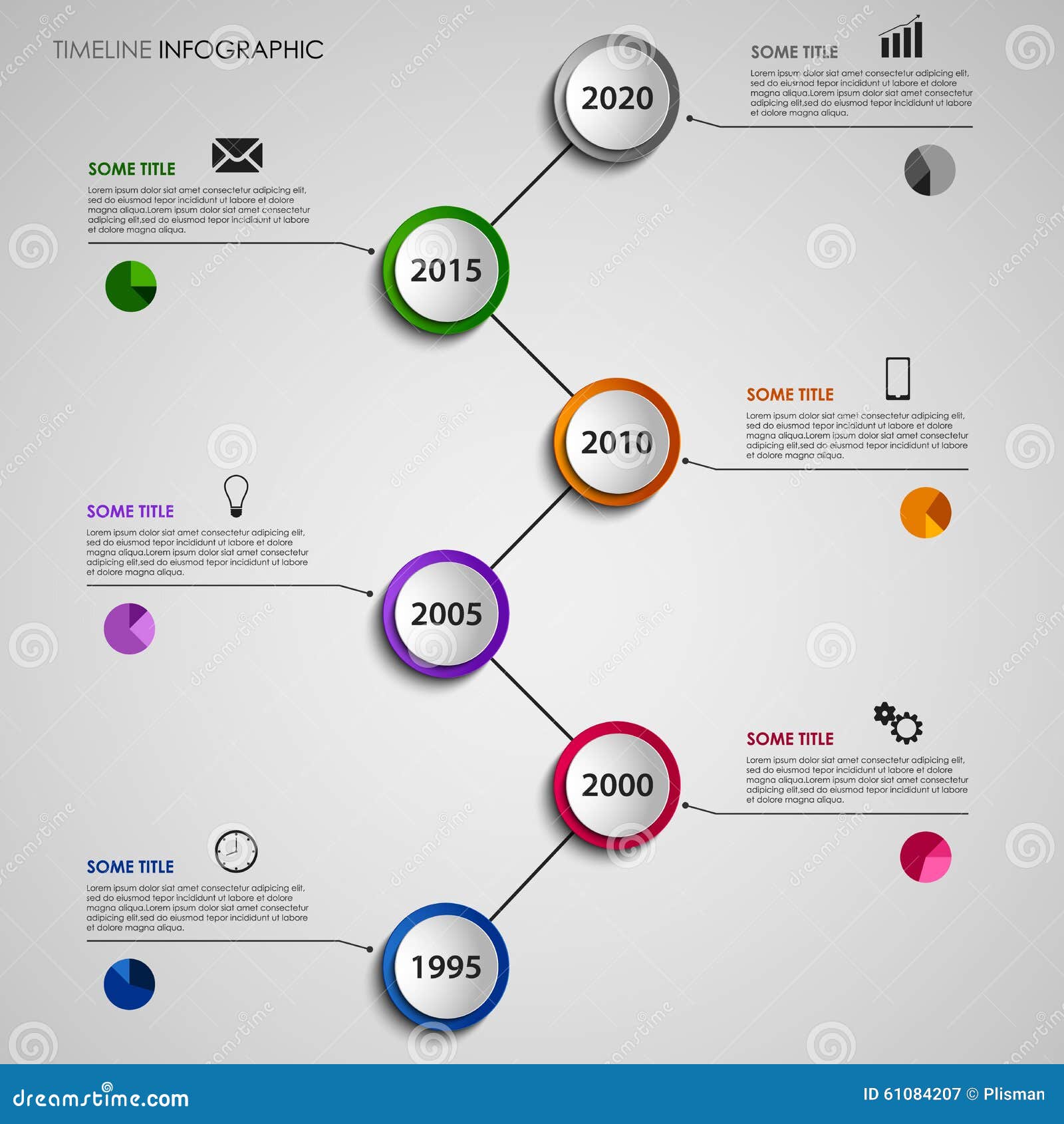 Time Line Icons. Clock Calendar Timer Watch And Hourglass Vector ...
