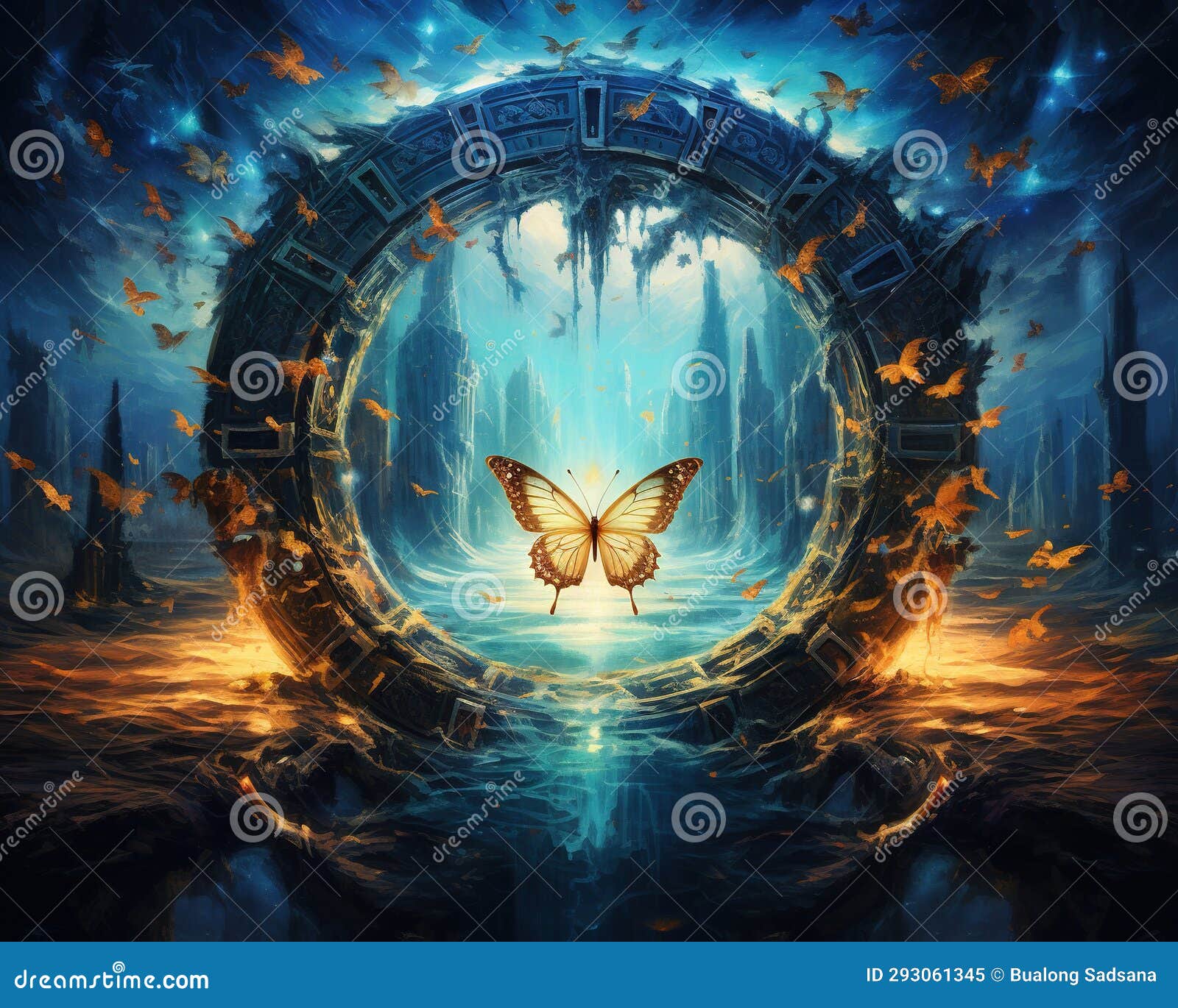 Time Loop Concept, Time Portal Concept, Time Loop Design Art Travel ...