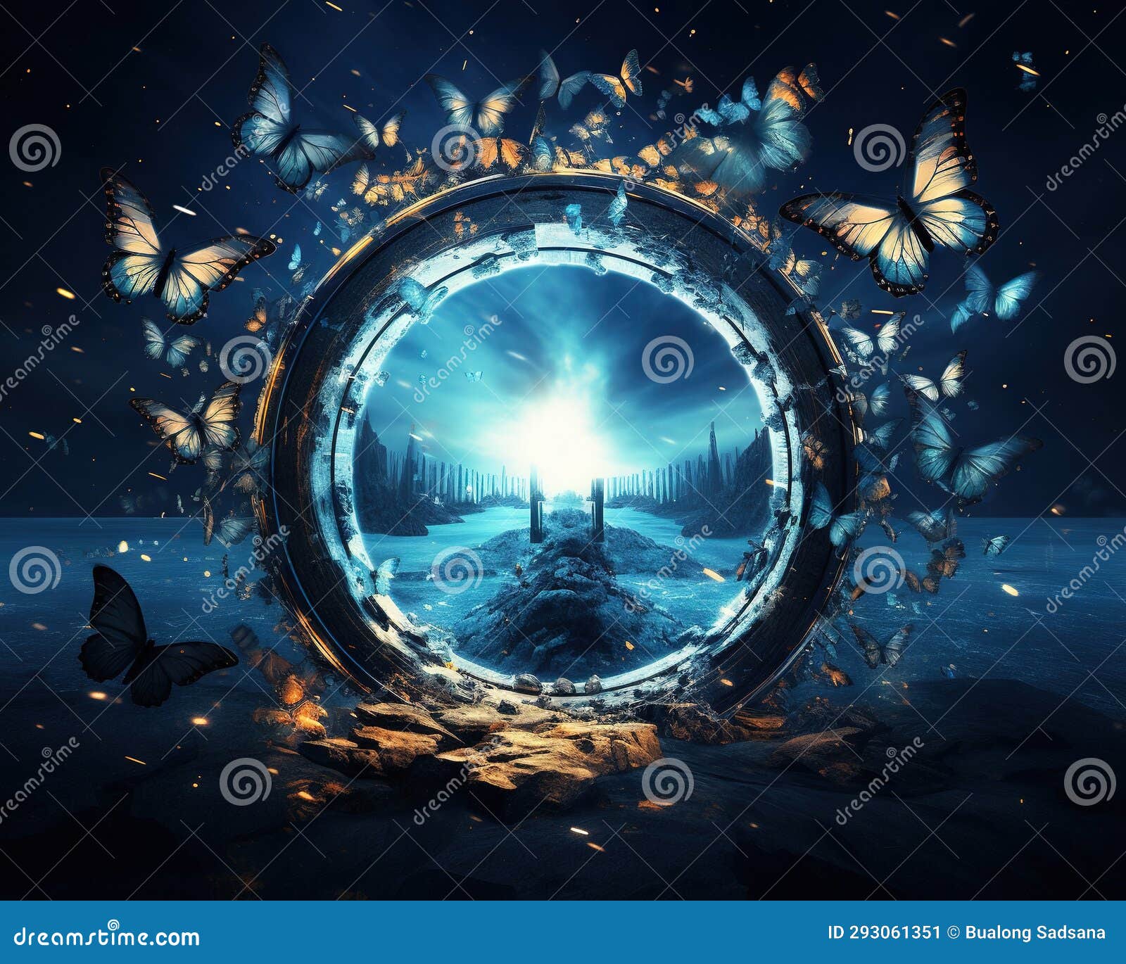 Time Loop Concept, Time Portal Concept, Time Loop Design Art Travel ...