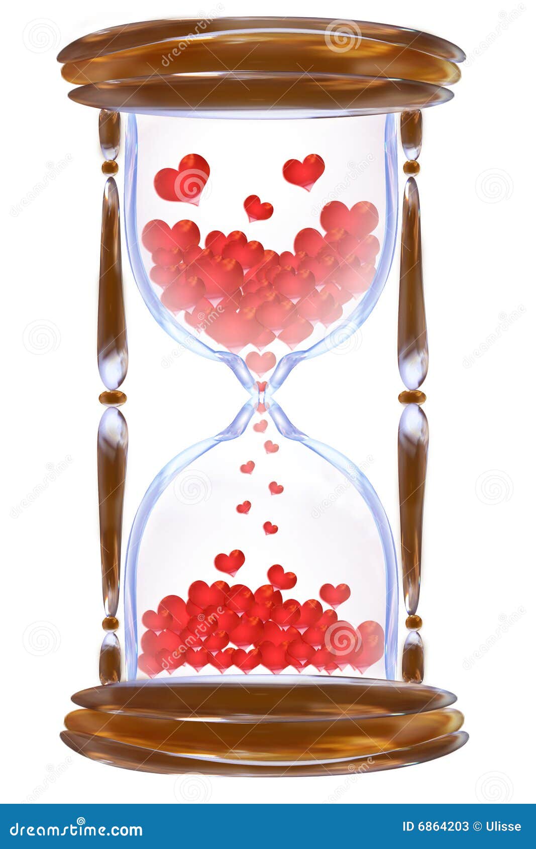 Time of Love stock illustration. Illustration of shining - 6864203